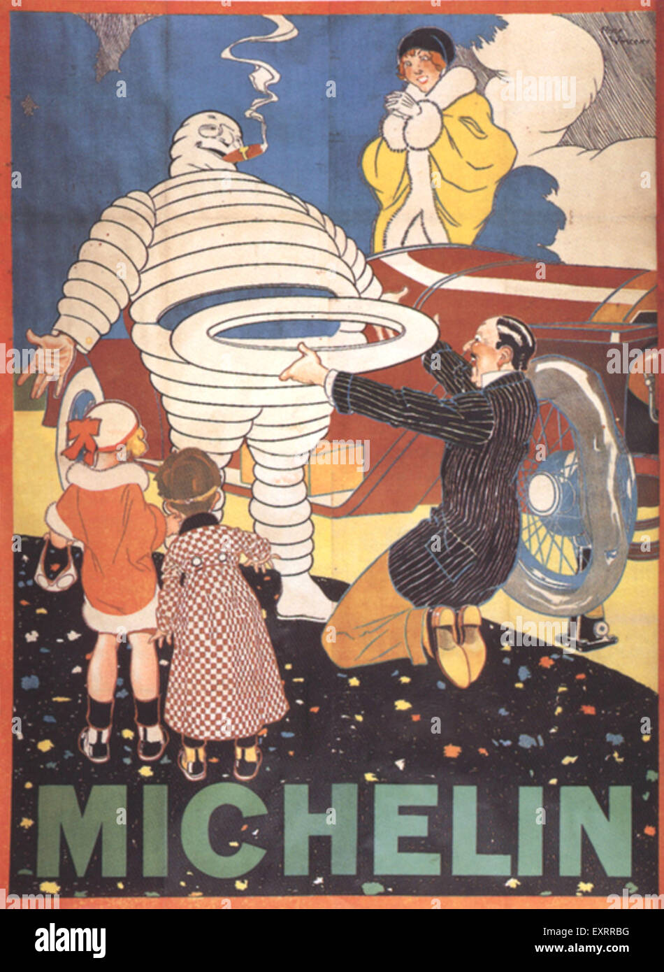 1910s UK Michelin Magazine Advert Stock Photo - Alamy
