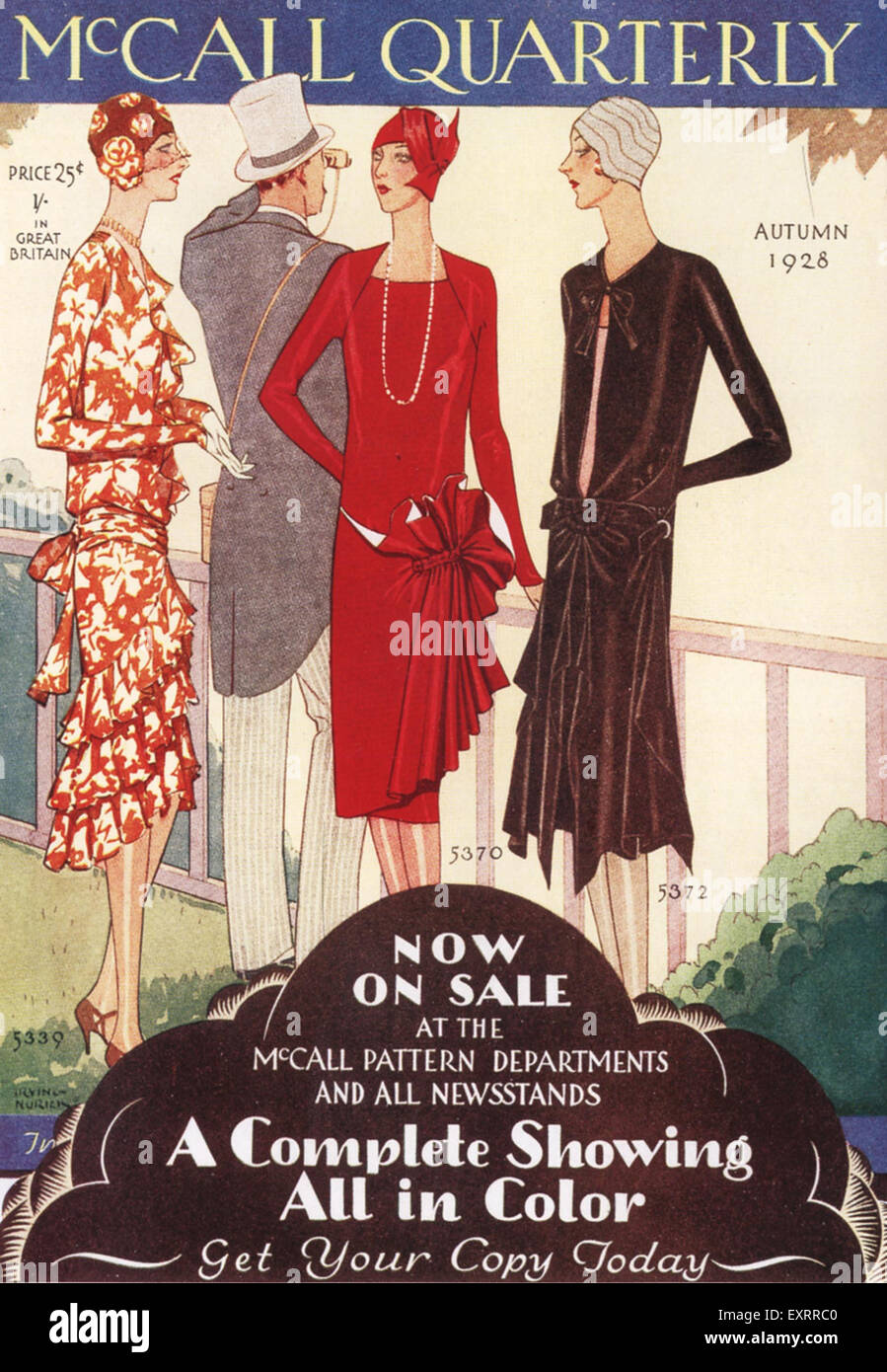 1920s USA McCall Quarterly Magazine Advert Stock Photo - Alamy