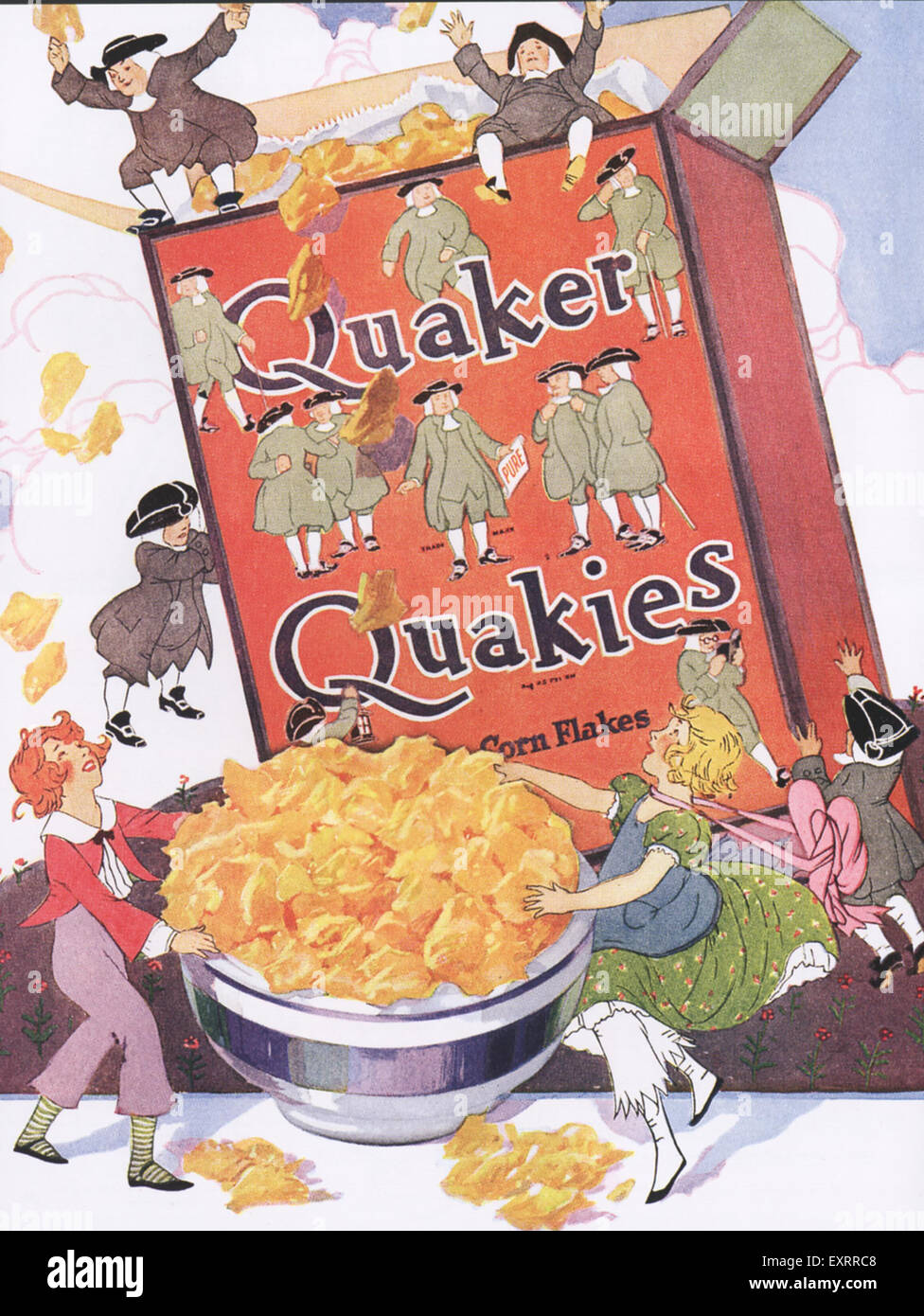 1920s usa quaker quakies magazine hi-res stock photography and images ...