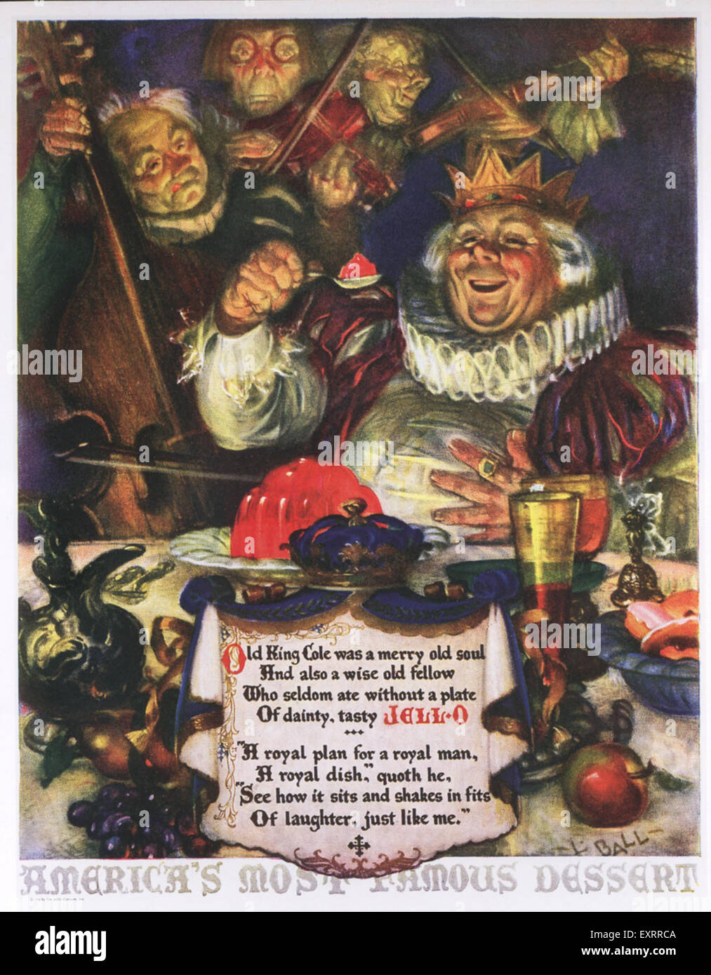 1920s USA Jello Magazine Advert Stock Photo - Alamy