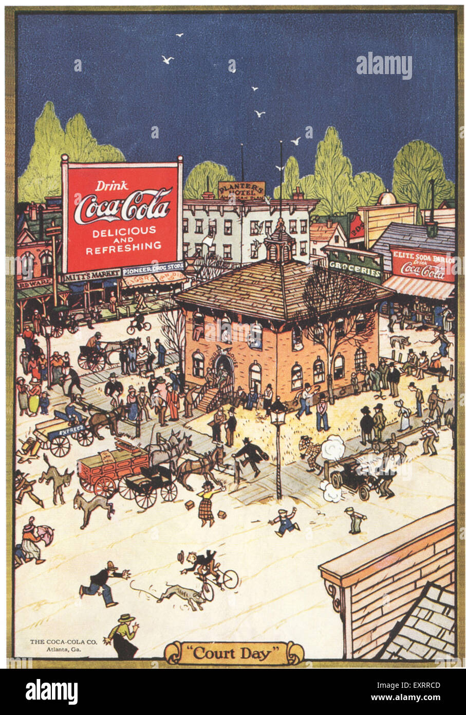 1920s USA Coca-Cola Magazine Advert Stock Photo - Alamy