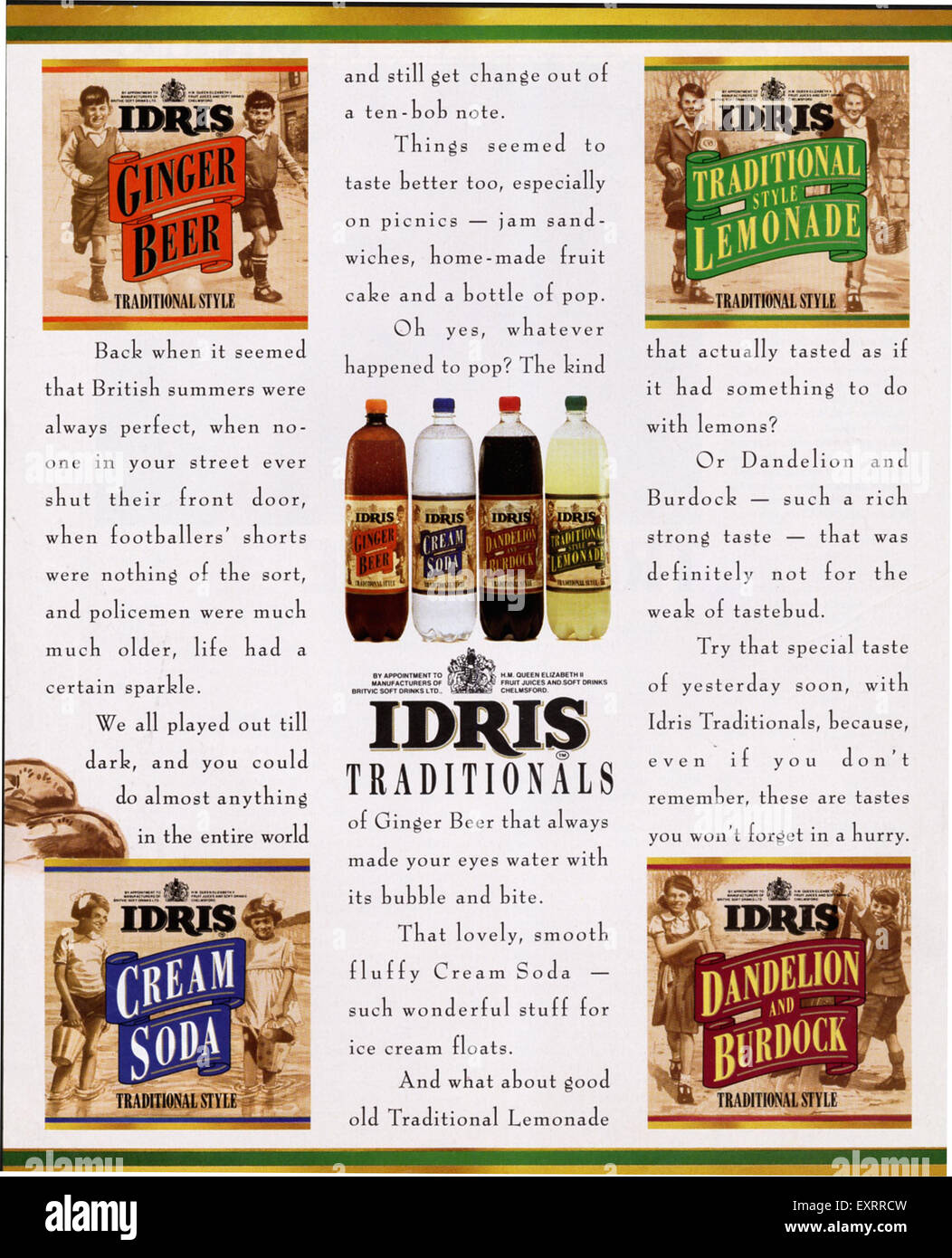 1990s UK Idris Magazine Advert Stock Photo - Alamy