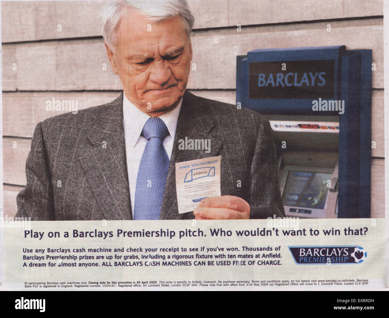 Barclays advert hi-res stock photography and images - Alamy