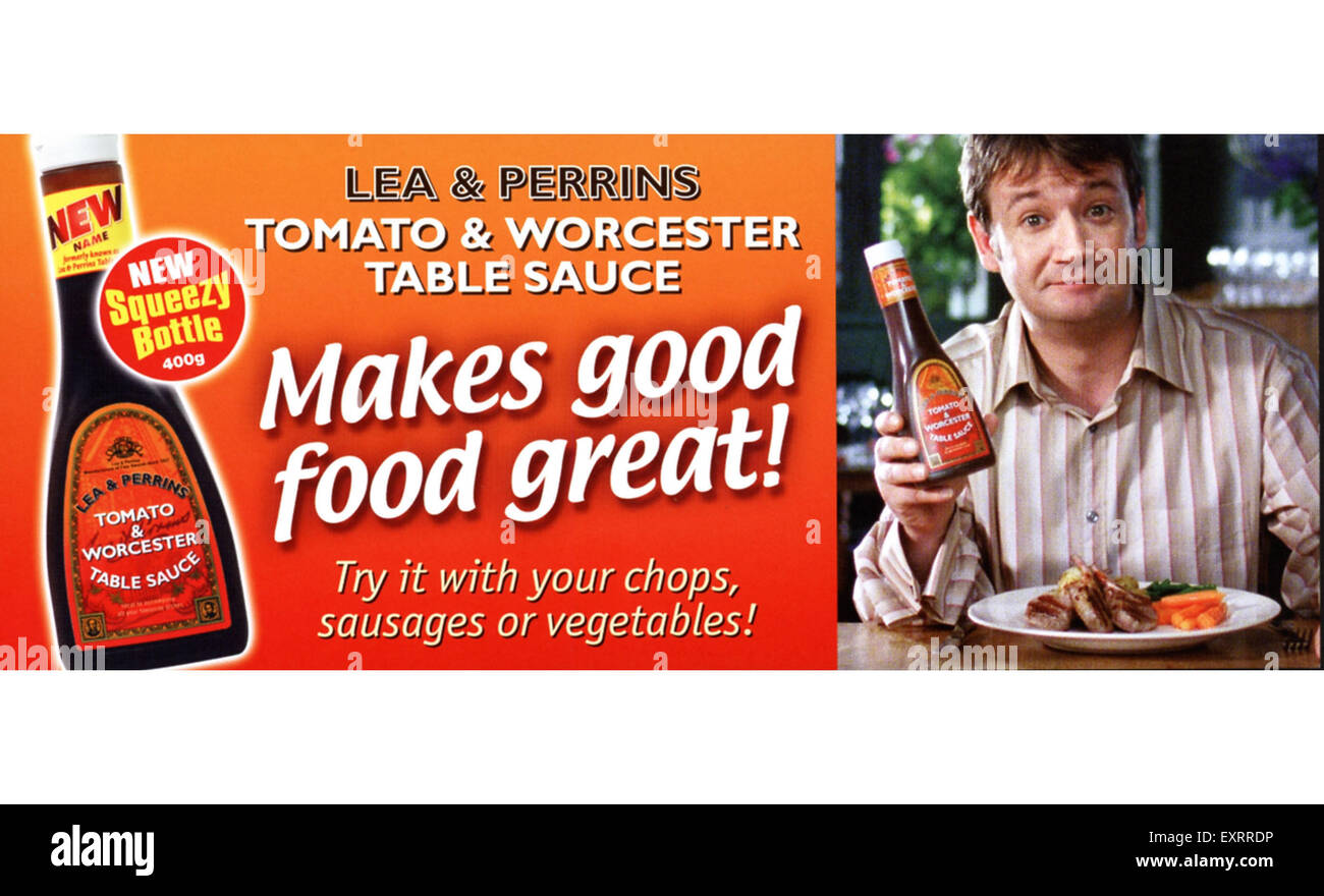 Lea perrins advert hi-res stock photography and images - Alamy