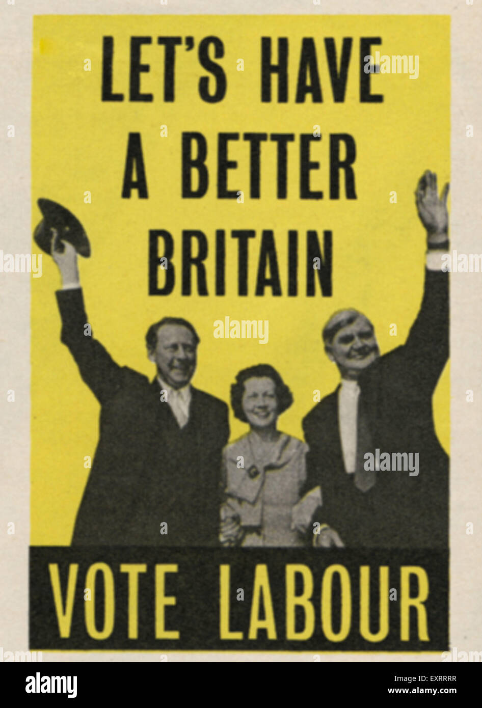1950s UK The Labour Party Poster Stock Photo - Alamy