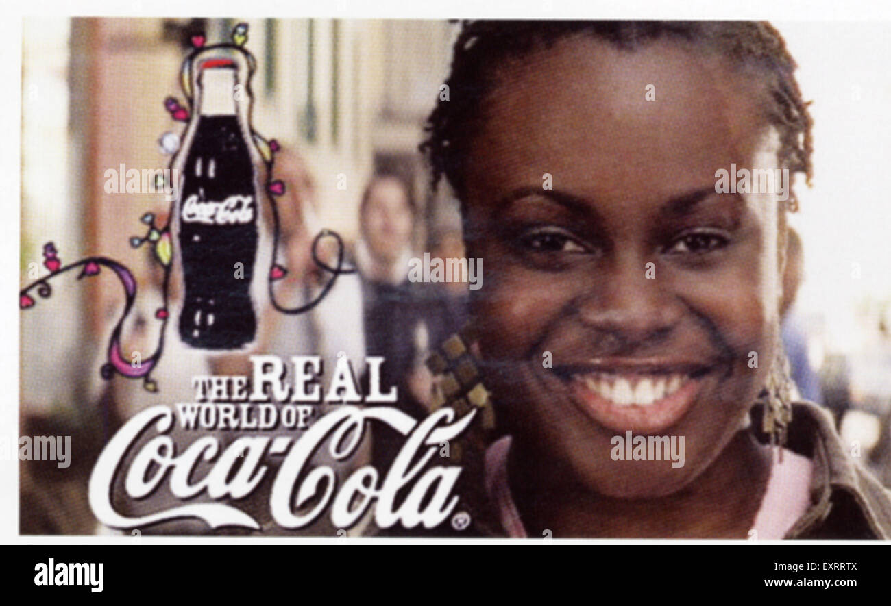 2000s UK Coca-Cola TV Advert (Grab Stock Photo - Alamy