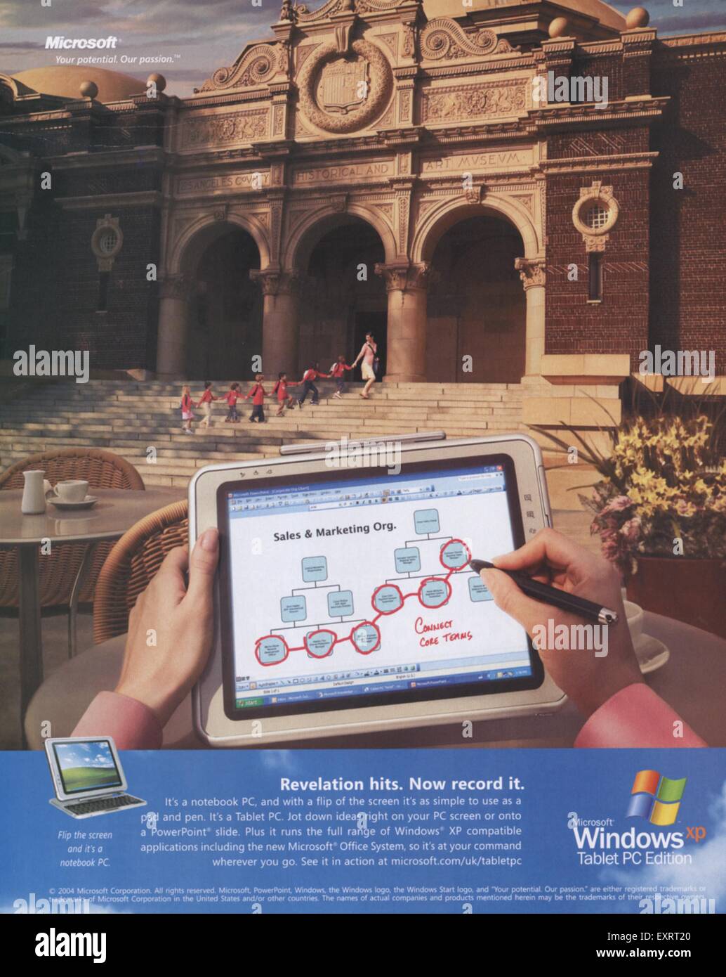 2000s UK Microsoft Magazine Advert Stock Photo - Alamy