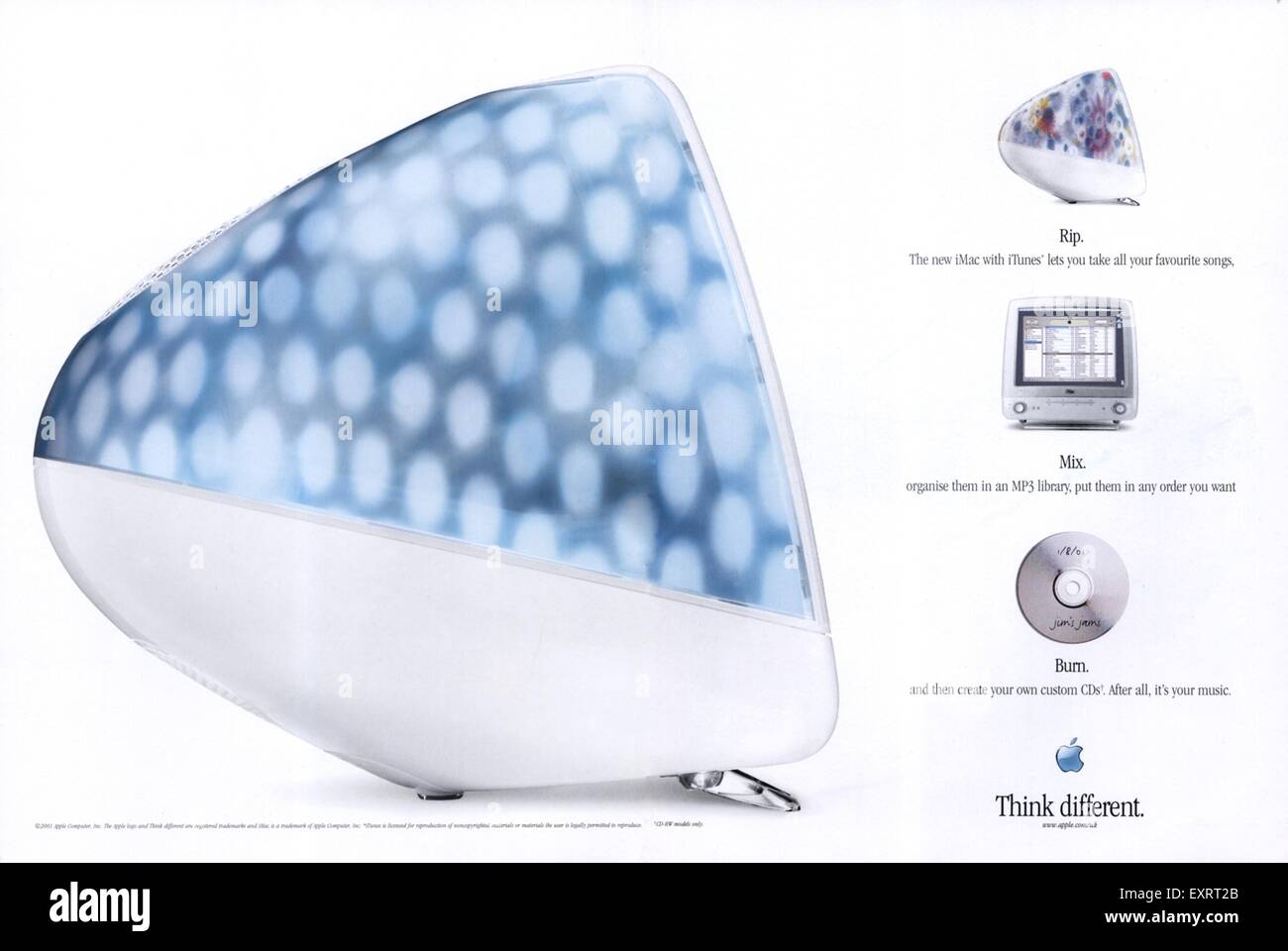 2000s uk apple magazine advert hi-res stock photography and images - Alamy