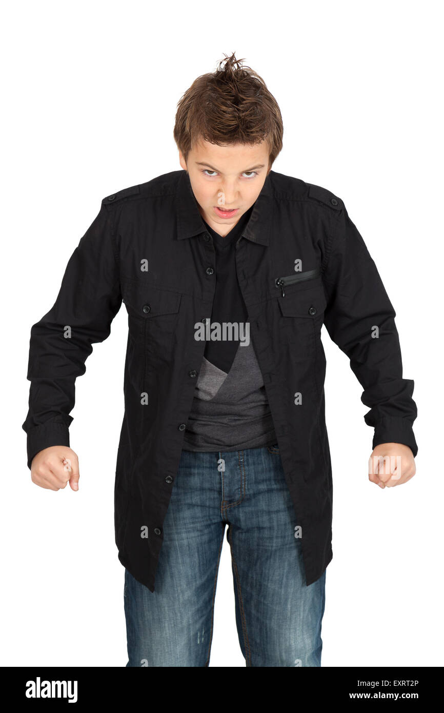 Handsome child doing different expressions in different sets of clothes ...