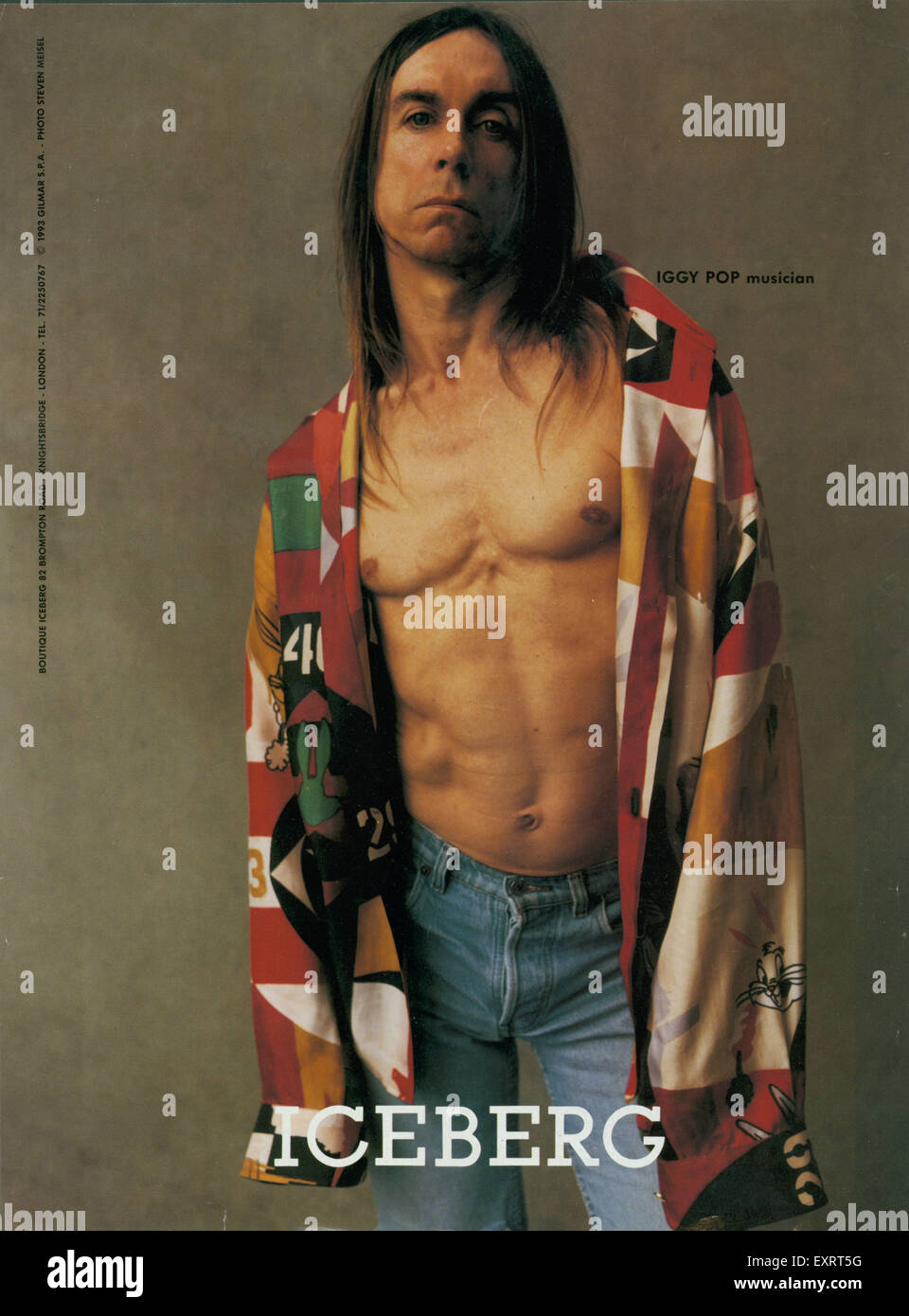 1990s USA Iceberg Magazine Advert Stock Photo - Alamy