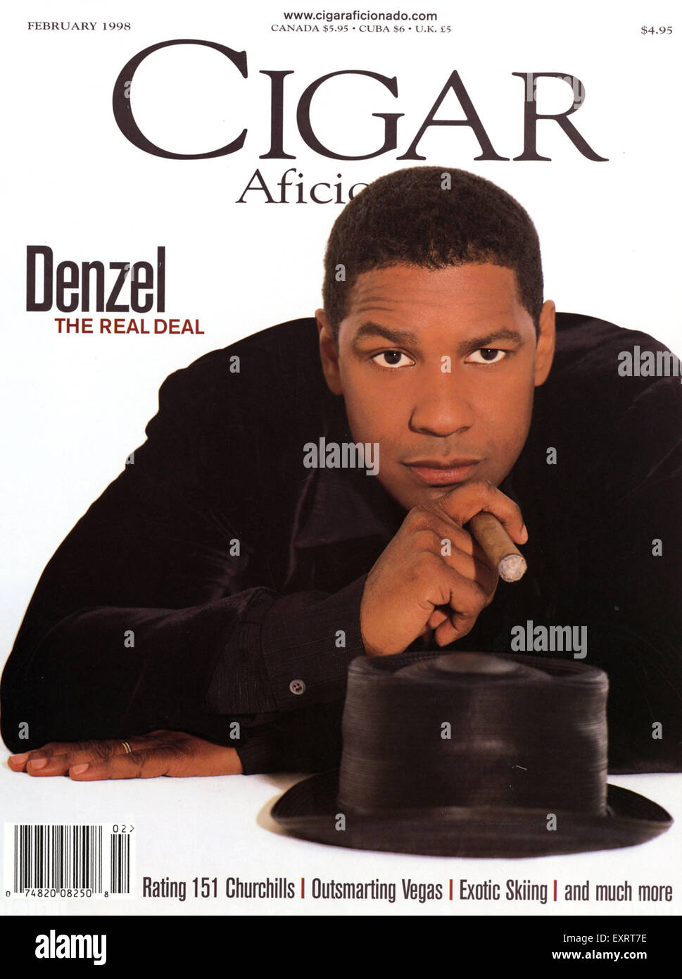 1990s USA Cigar Aficionado Magazine Cover Stock Photo - Alamy