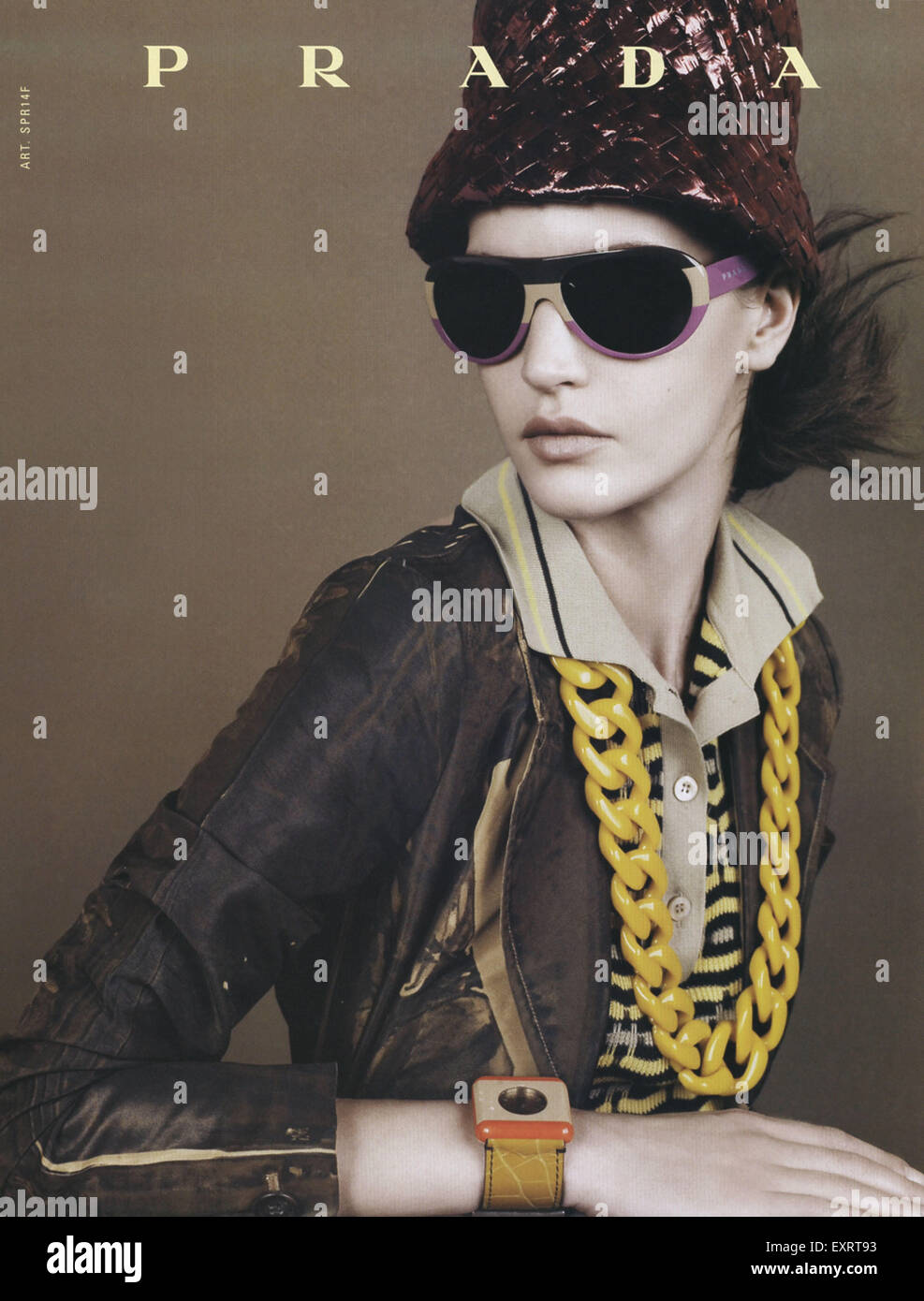 2000s UK Prada Magazine Advert Stock Photo - Alamy