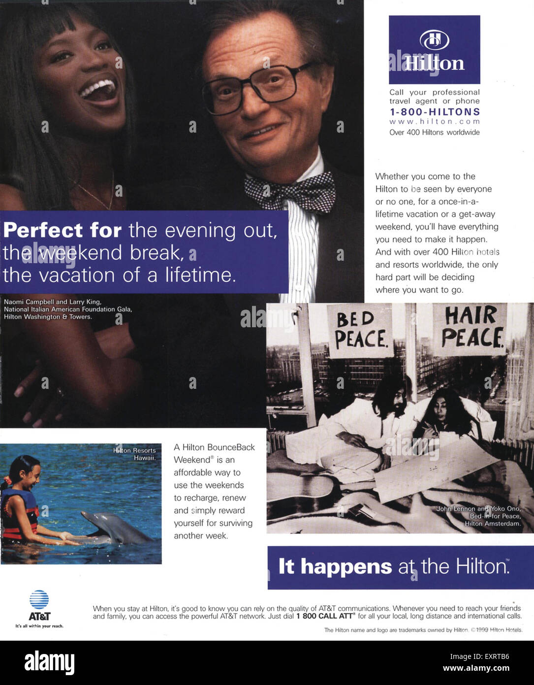 Hilton advert hi-res stock photography and images - Alamy