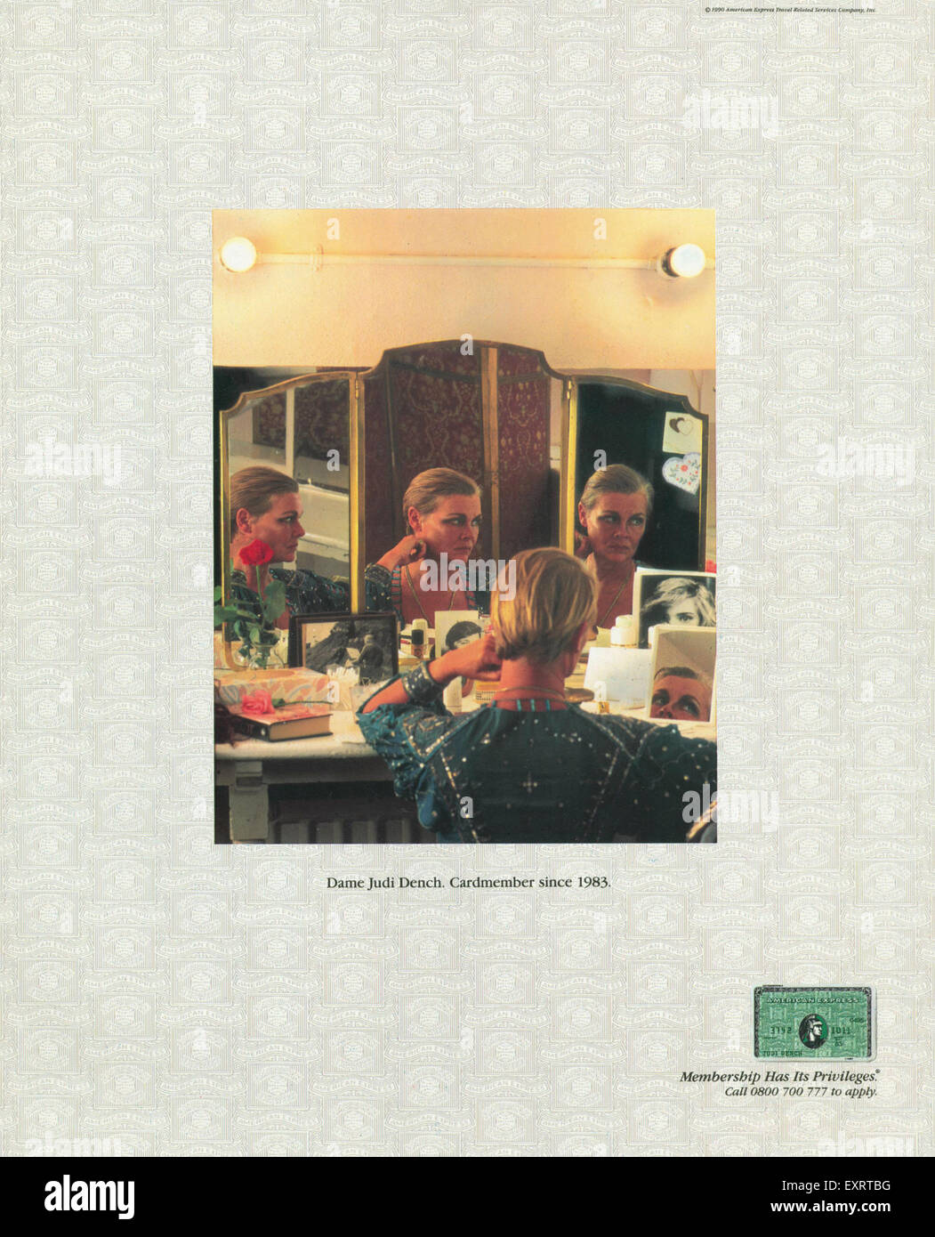 1990s UK American Express Magazine Advert Stock Photo - Alamy