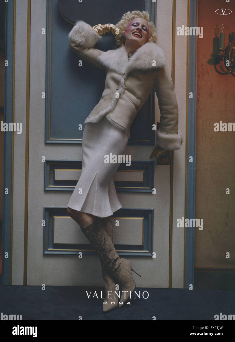 2000s UK Valentino Magazine Advert Stock Photo - Alamy