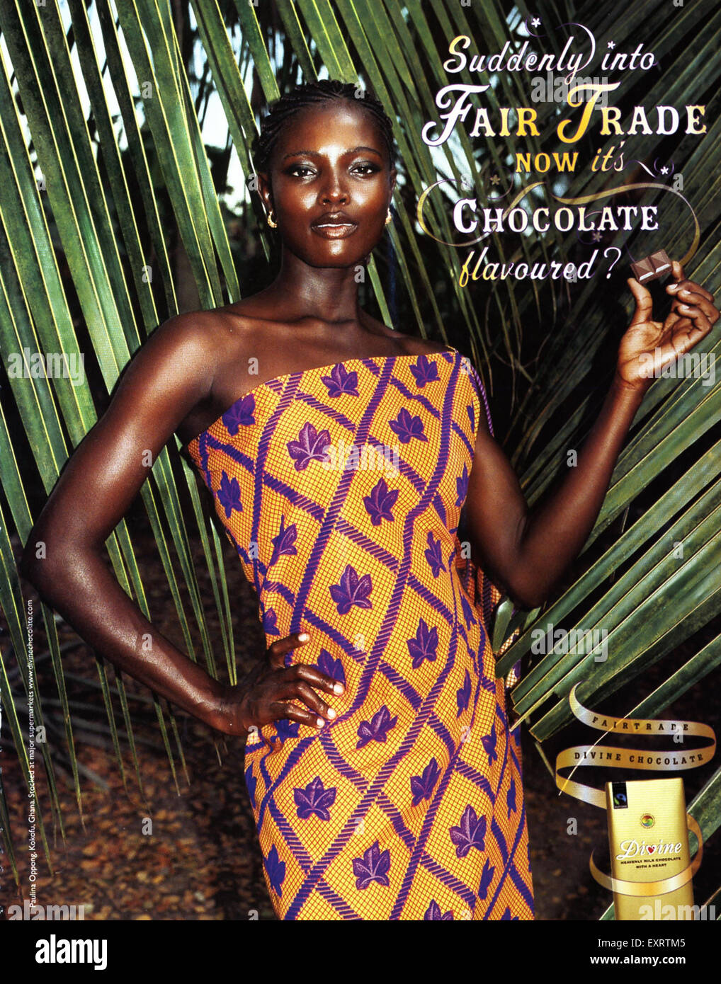 2000s UK Fair Trade Magazine Advert Stock Photo - Alamy