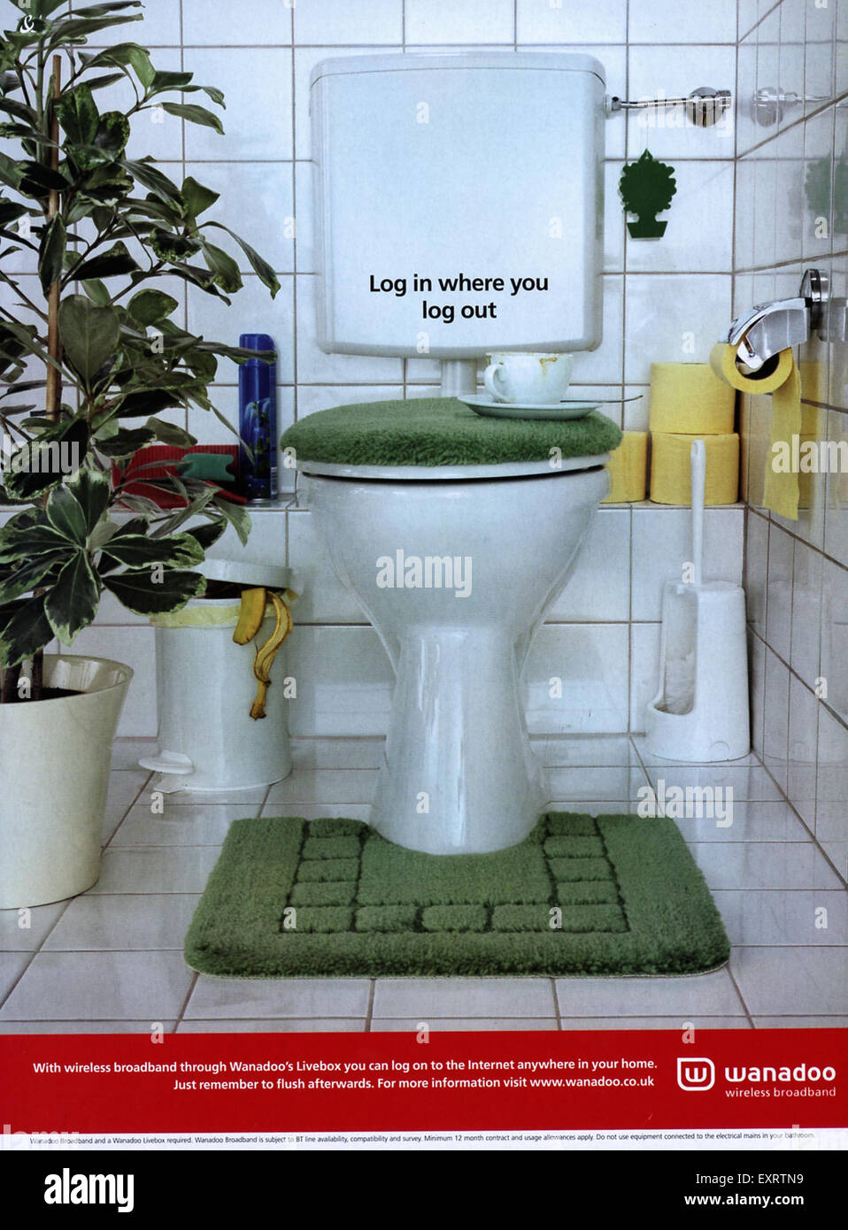 2000s UK Wanadoo Magazine Advert Stock Photo - Alamy