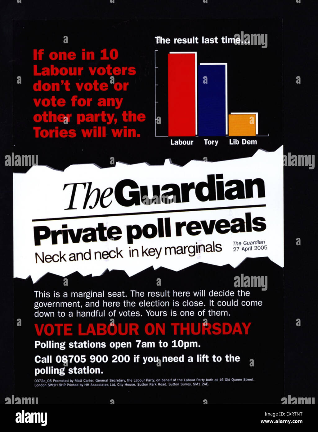 2000s UK The Labour Party Magazine Advert Stock Photo - Alamy
