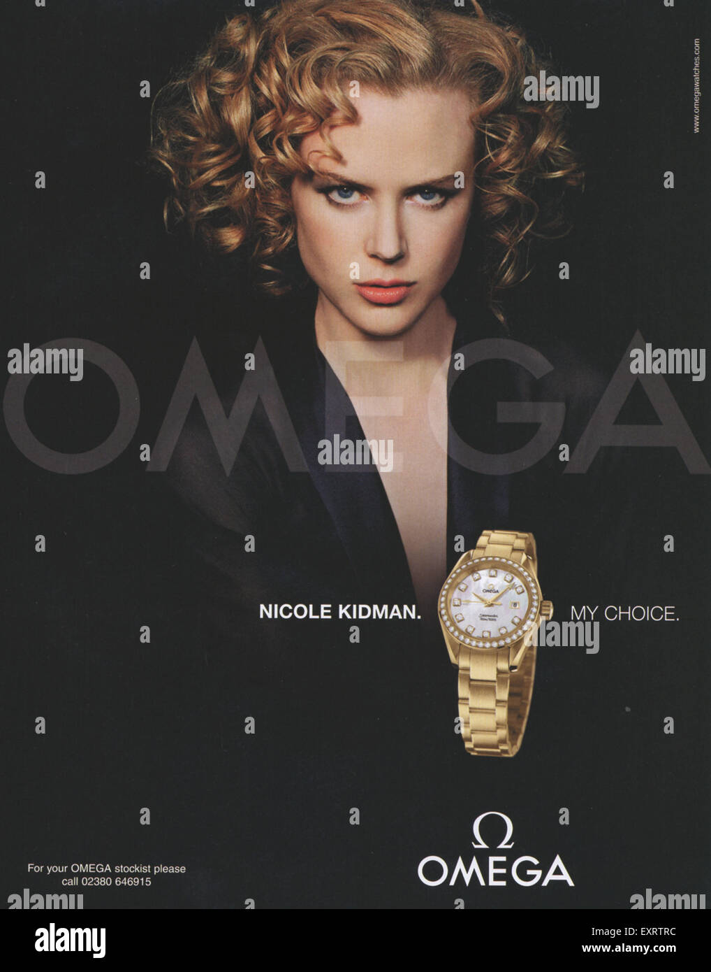 2000s UK Omega Magazine Advert Stock Photo - Alamy