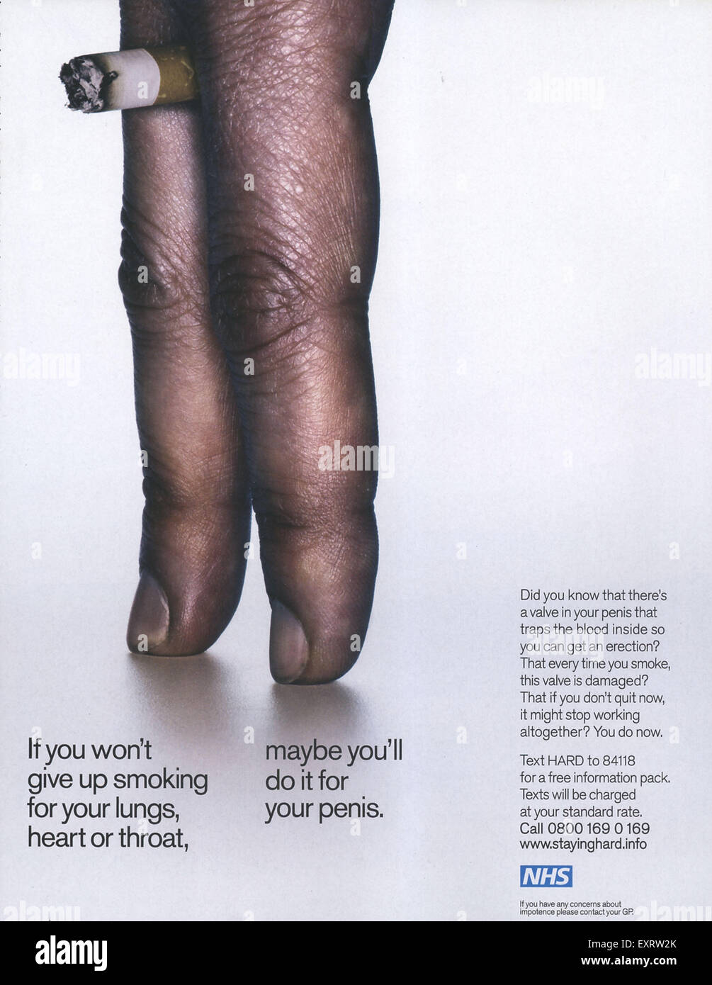 2000s UK NHS Magazine Advert Stock Photo - Alamy