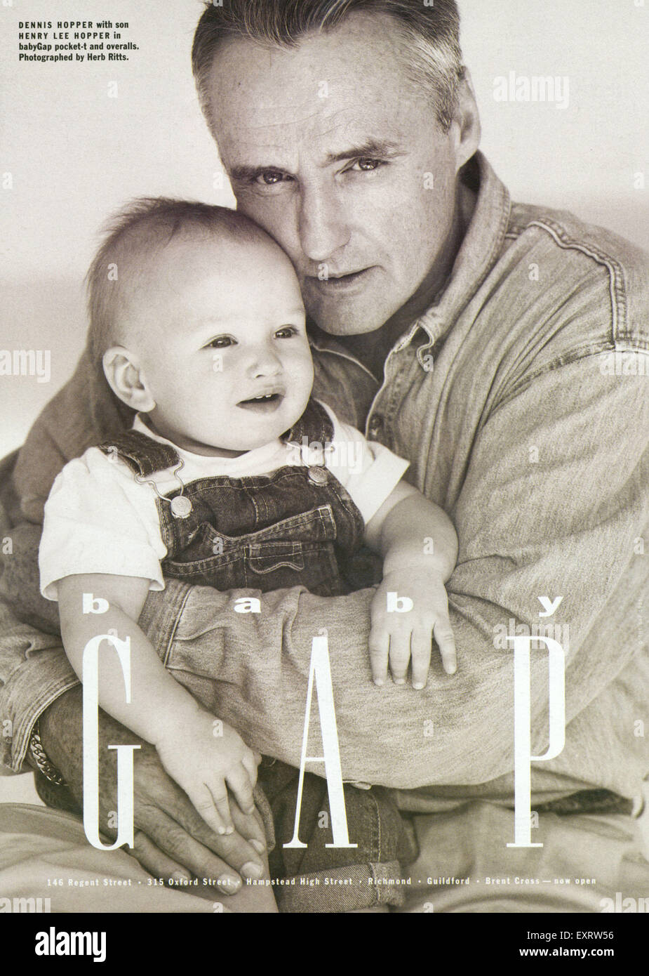 1990s UK Gap Magazine Advert Stock Photo - Alamy