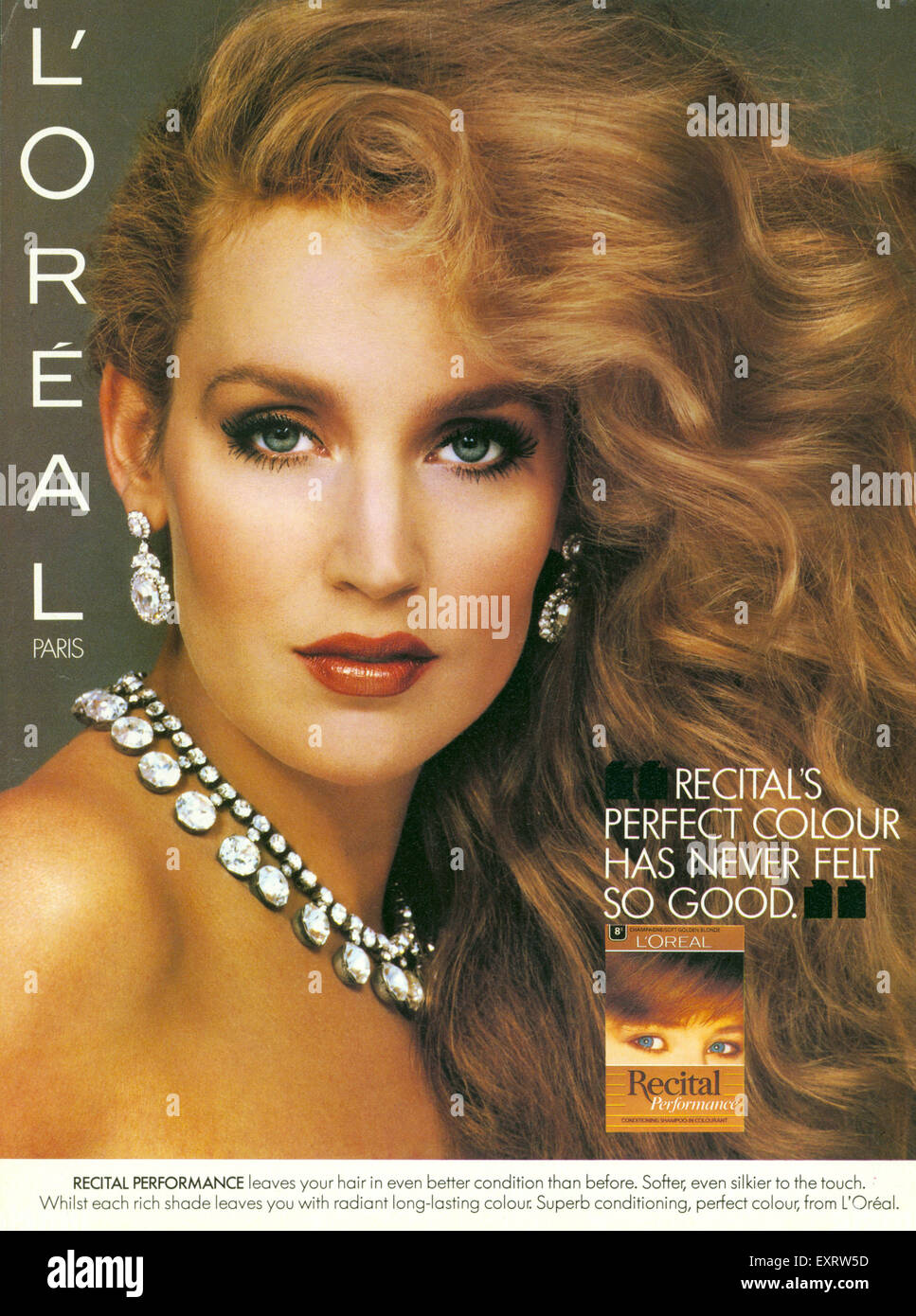 Jerry hall 1980s hi-res stock photography and images - Alamy