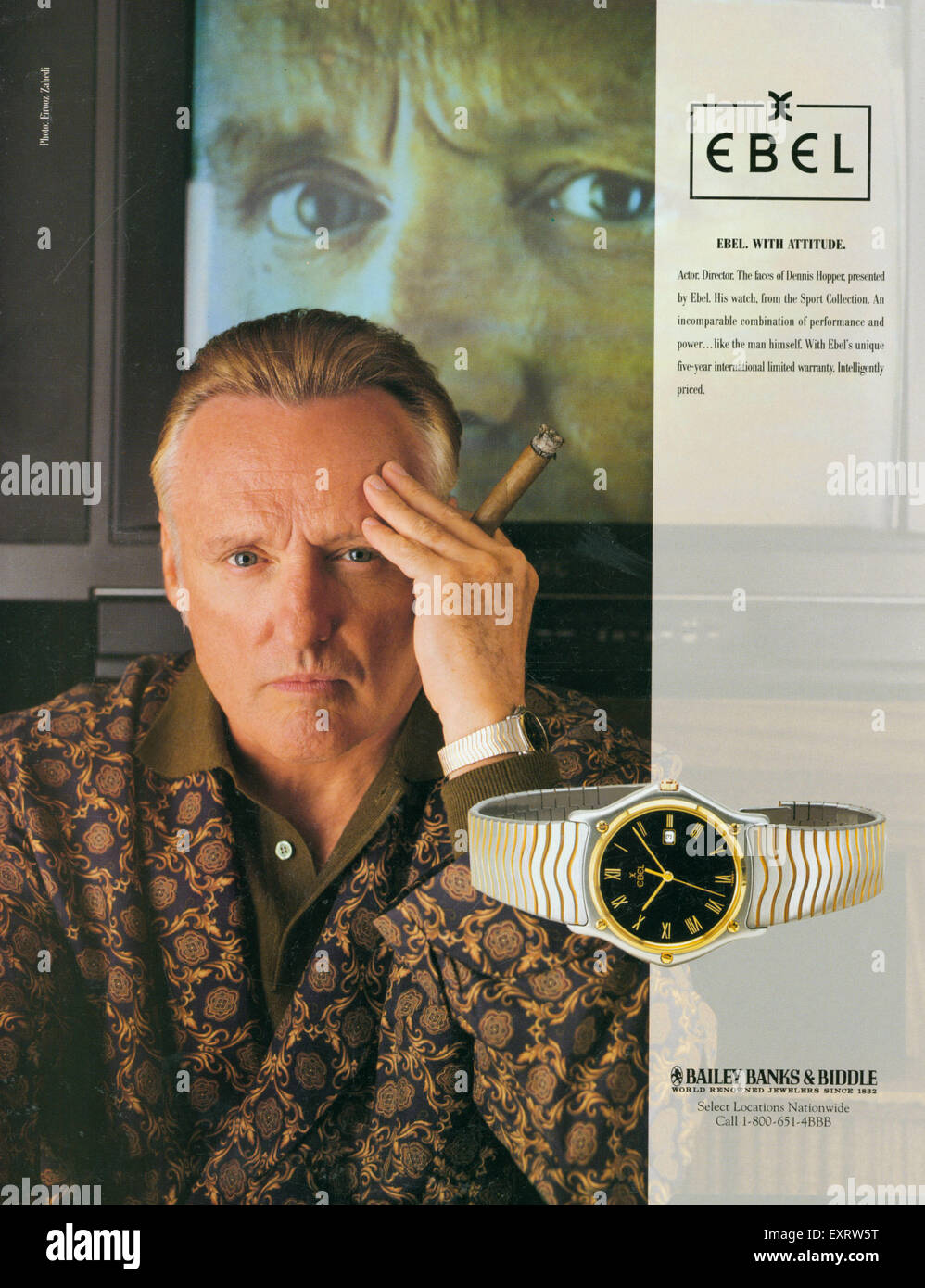 1990s USA Ebel Magazine Advert Stock Photo - Alamy
