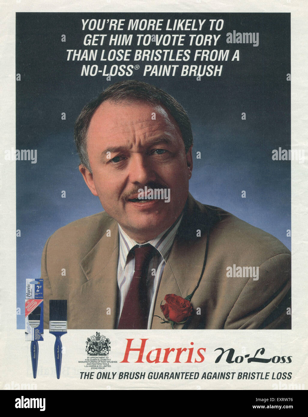 1980s UK Harris Magazine Advert Stock Photo - Alamy