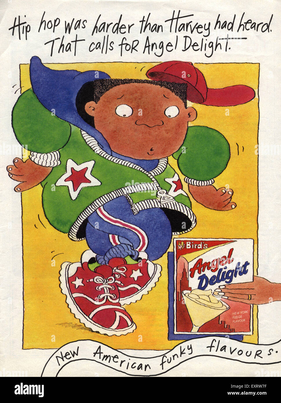 1980s UK Angel Delight Magazine Advert Stock Photo - Alamy
