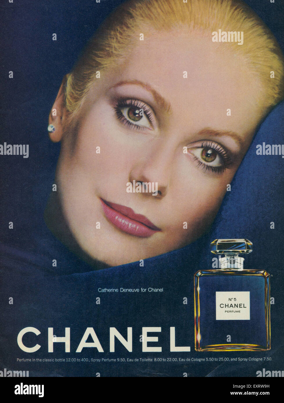 1970s UK Chanel Magazine Advert Stock Photo - Alamy