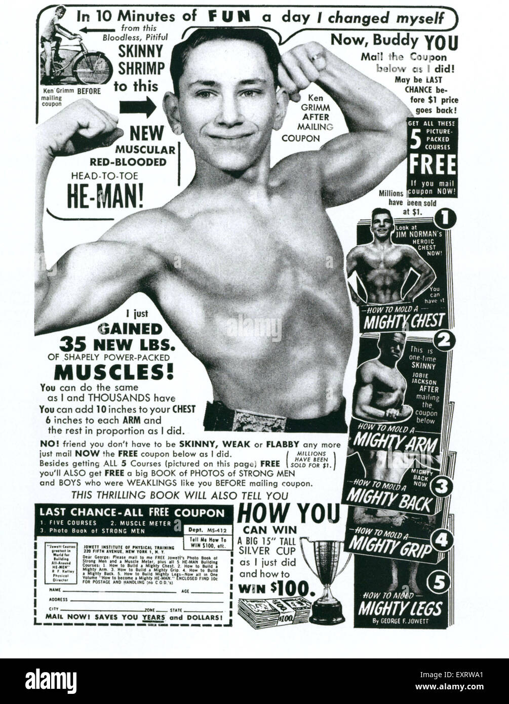 1950s exercise hi-res stock photography and images - Alamy