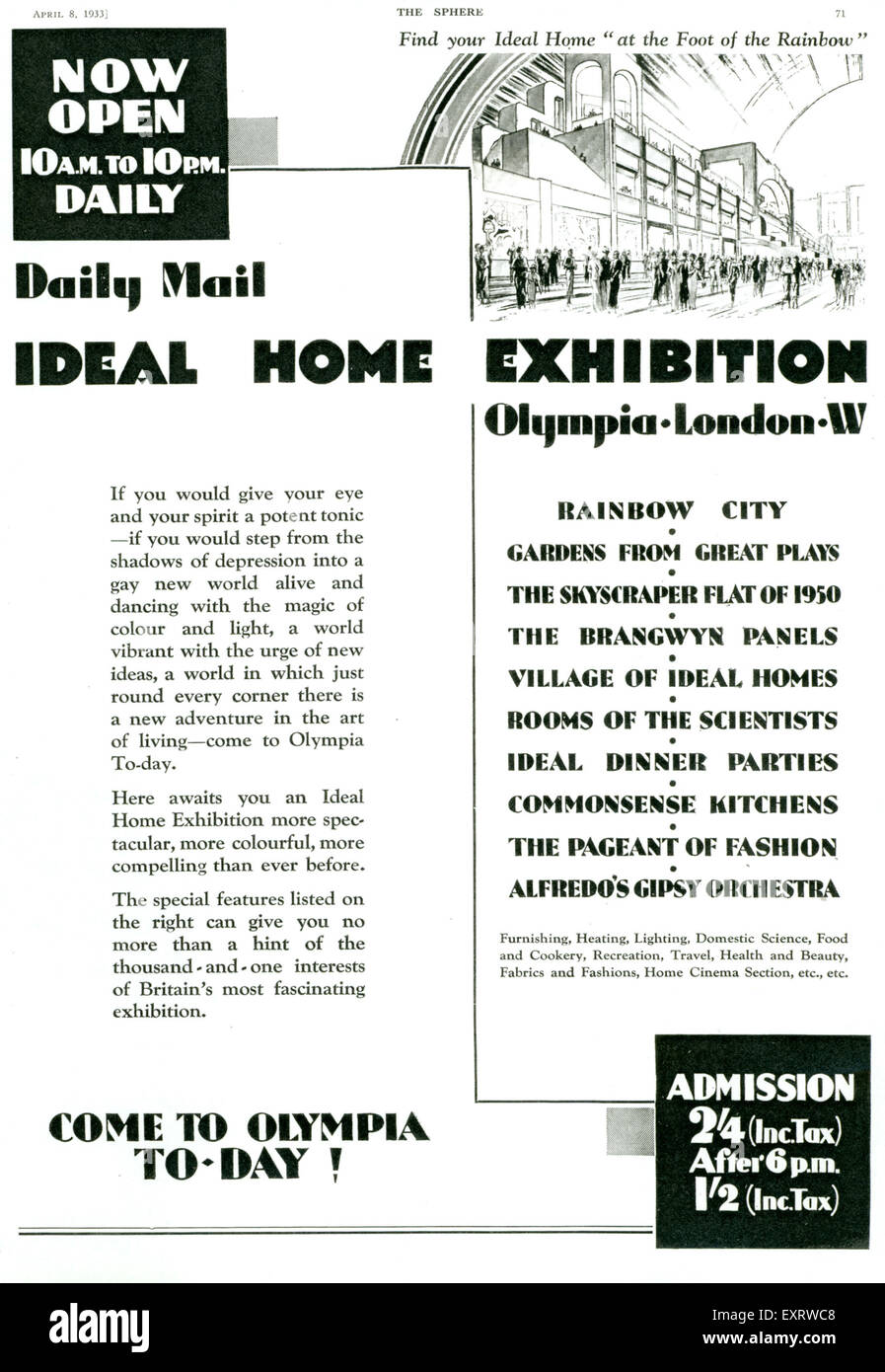 Ideal home advert hi-res stock photography and images - Alamy