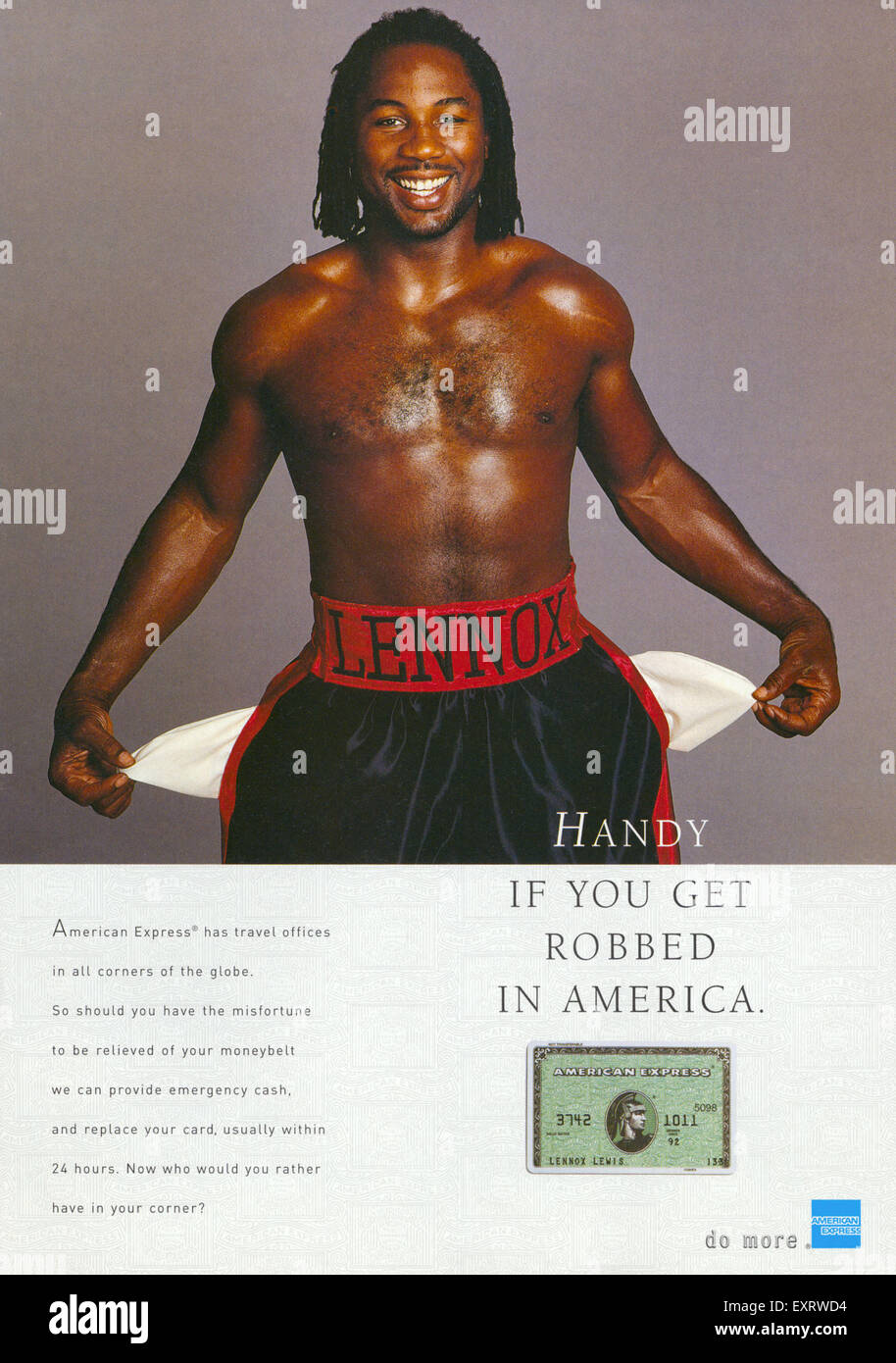 1990s UK American Express Magazine Advert Stock Photo - Alamy