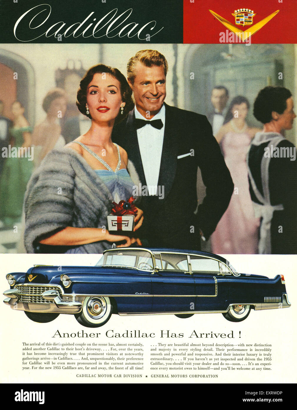 1950s usa cadillac magazine advert hi-res stock photography and images ...