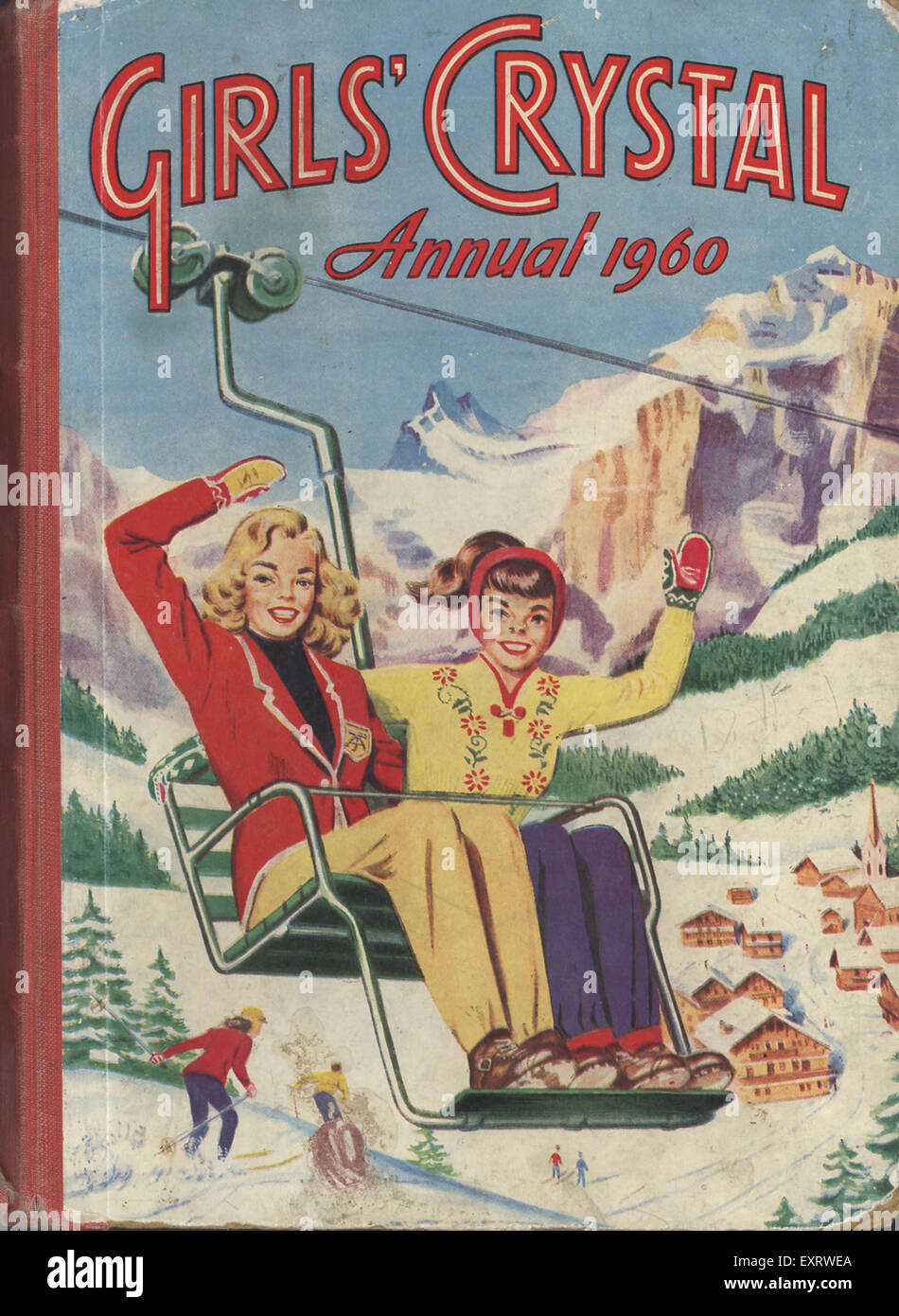 1960s UK Girls' Crystal Comic/ Annual Cover Stock Photo - Alamy