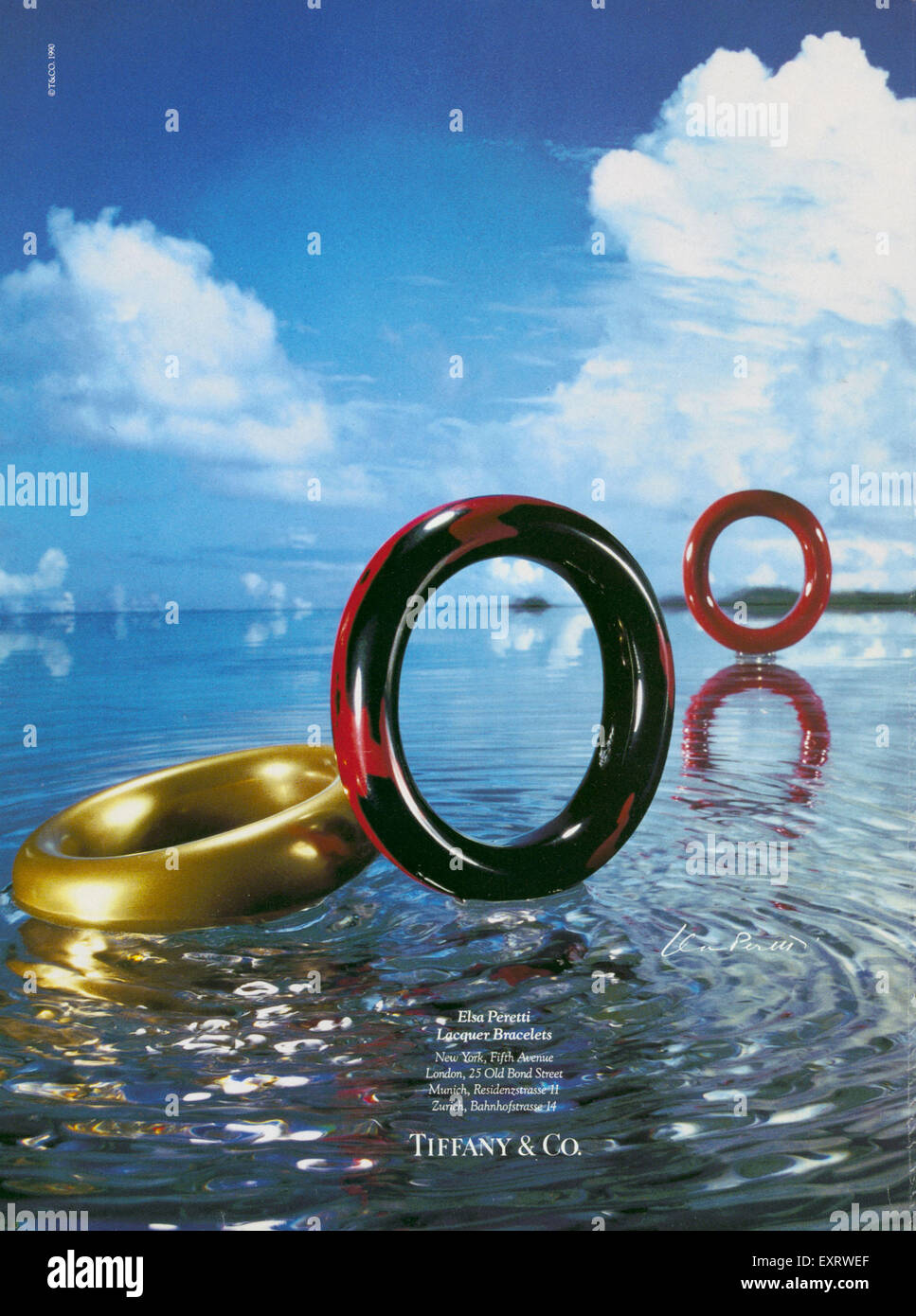 Tiffany advert hi-res stock photography and images - Alamy