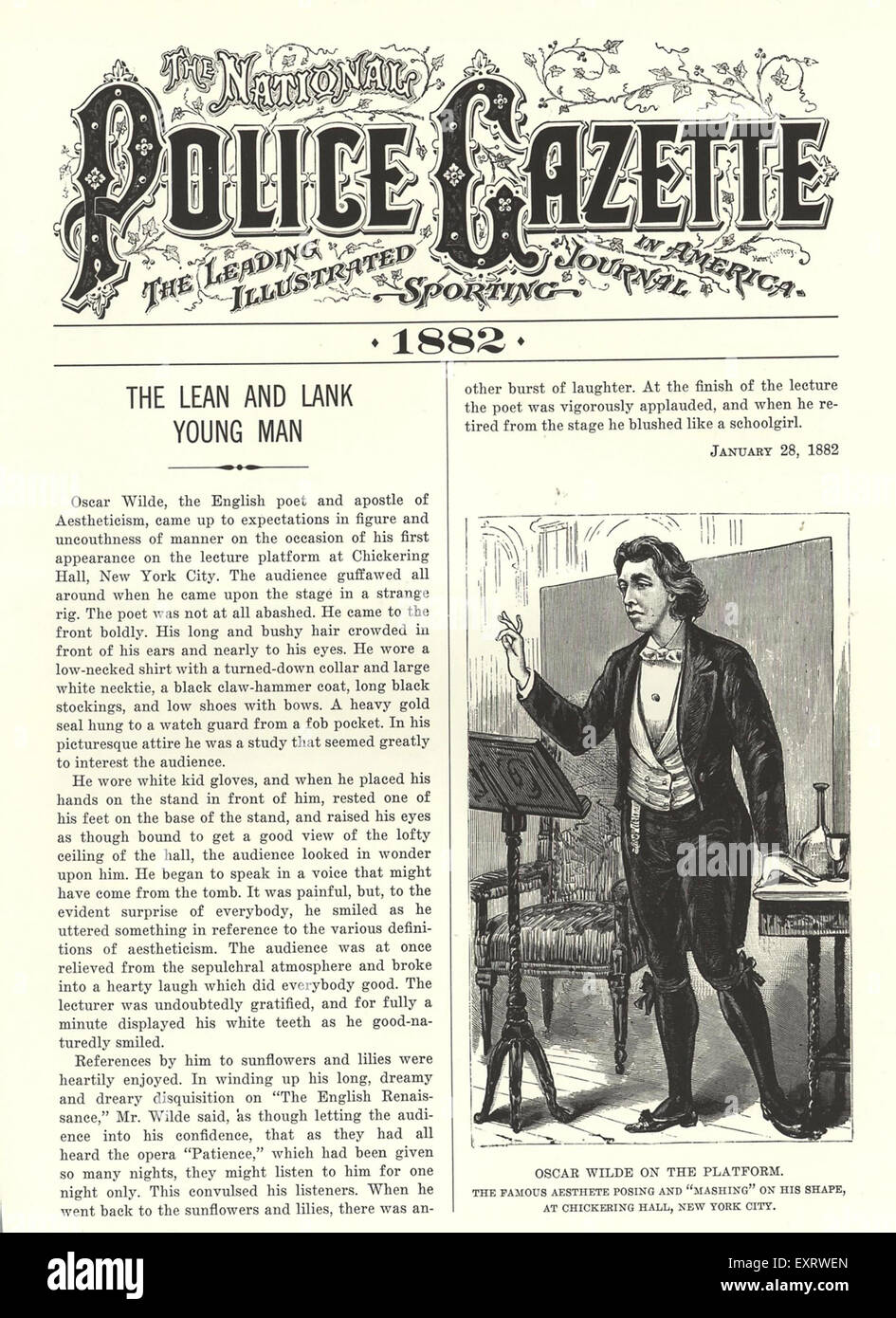 Police gazette hi-res stock photography and images - Alamy