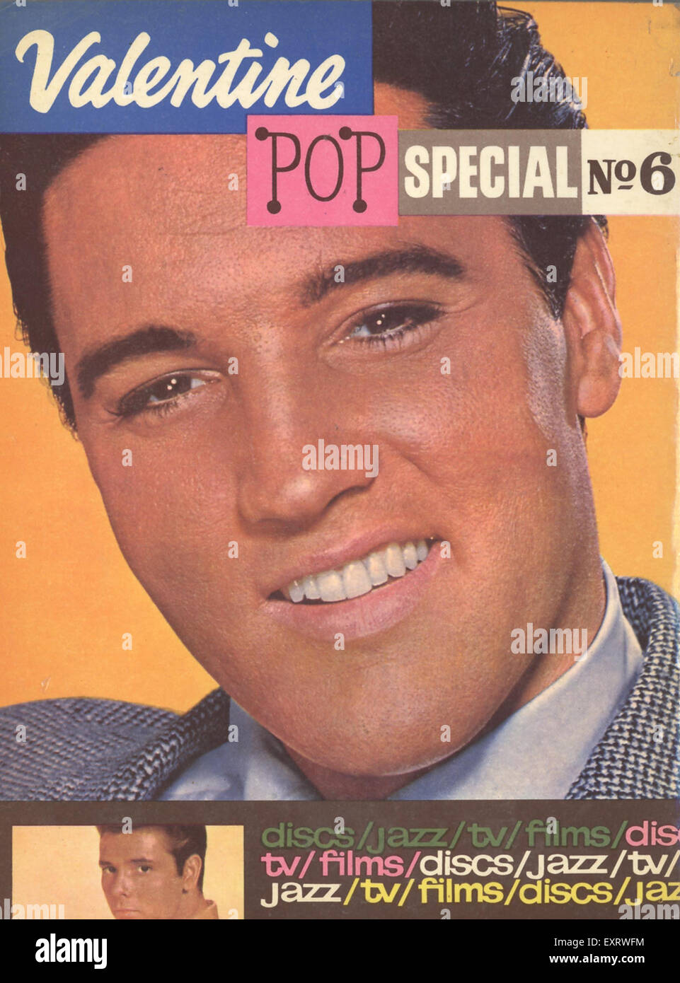 1960s UK Valentine Magazine Cover Stock Photo - Alamy