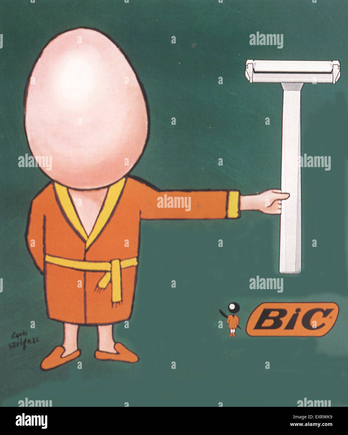 1960s UK Bic Magazine Advert Stock Photo - Alamy