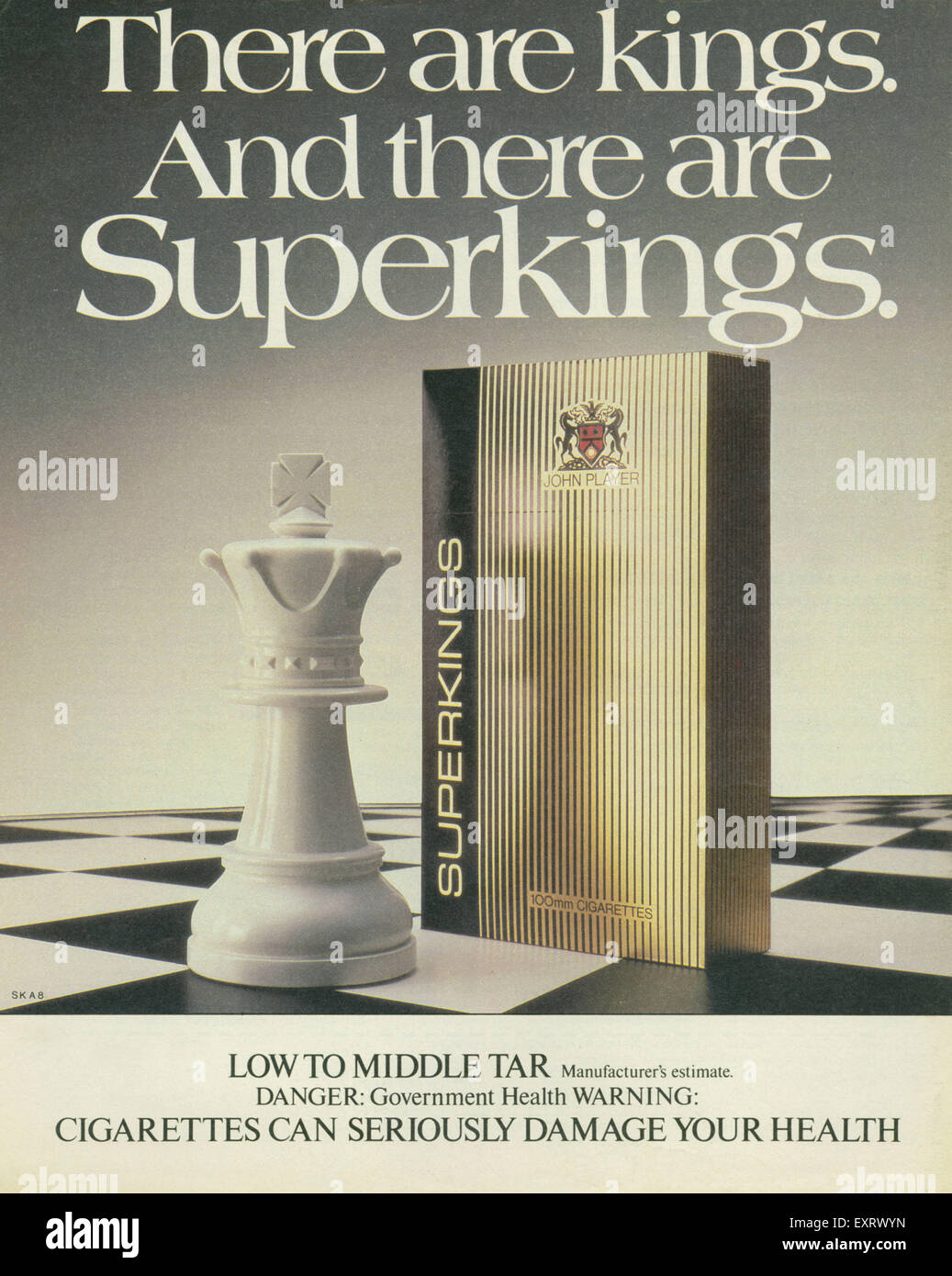 1980s UK Player's Magazine Advert Stock Photo - Alamy