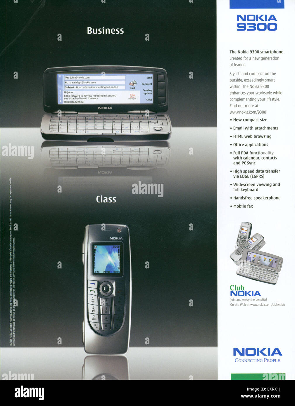 Nokia advert hi-res stock photography and images - Alamy