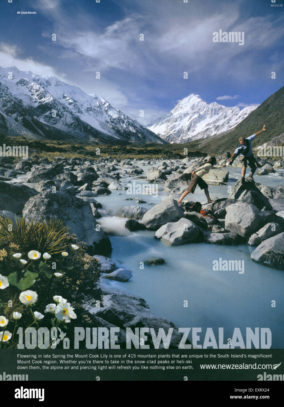 2000s UK New Zealand Magazine Advert Stock Photo - Alamy