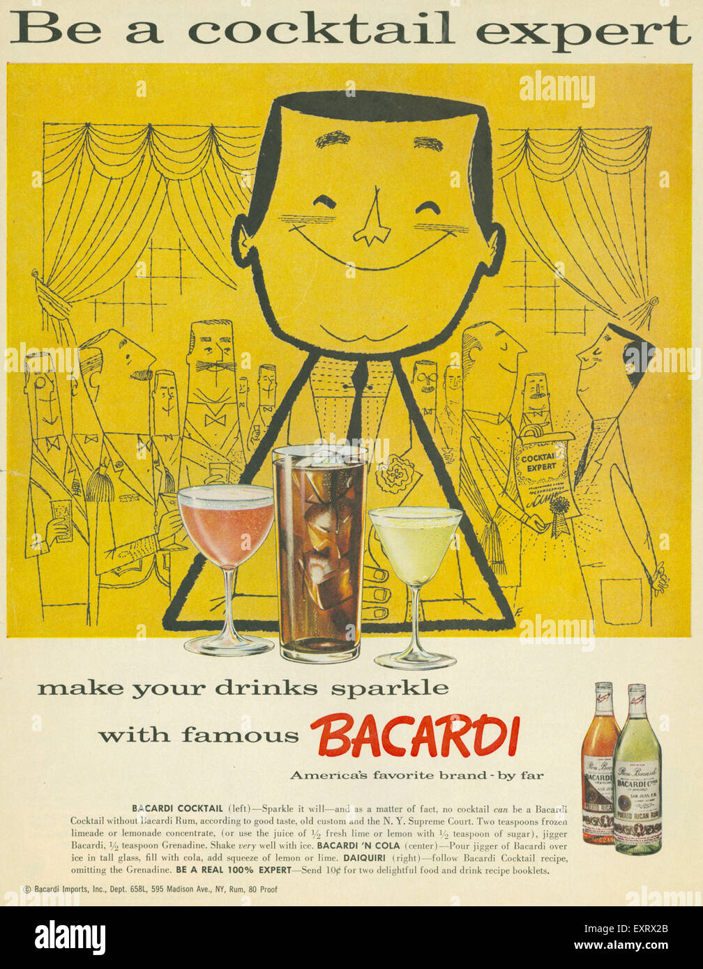 Bacardi Magazine Advert High Resolution Stock Photography and Images ...