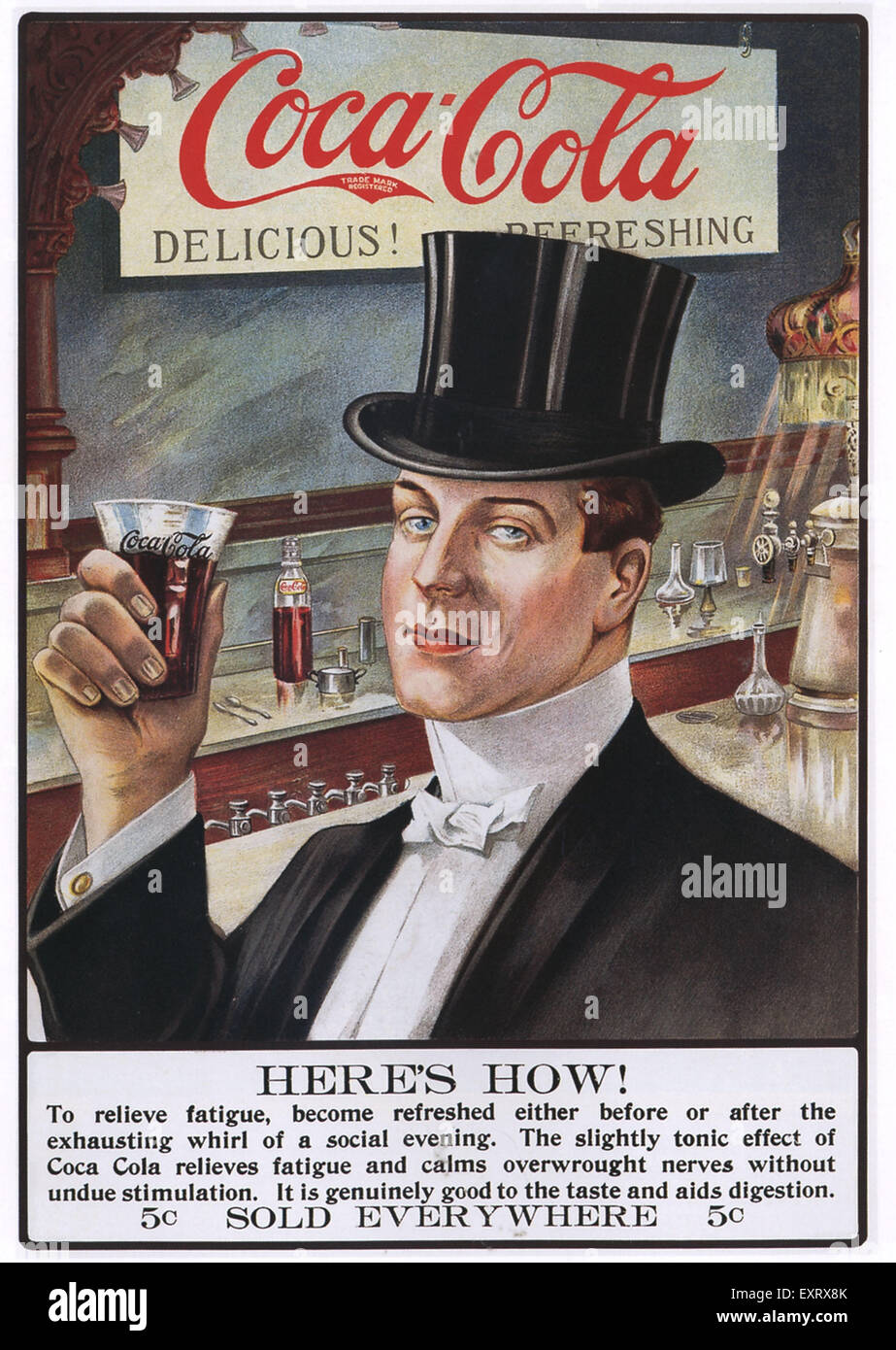 1910s USA Coca-Cola Magazine Advert Stock Photo - Alamy