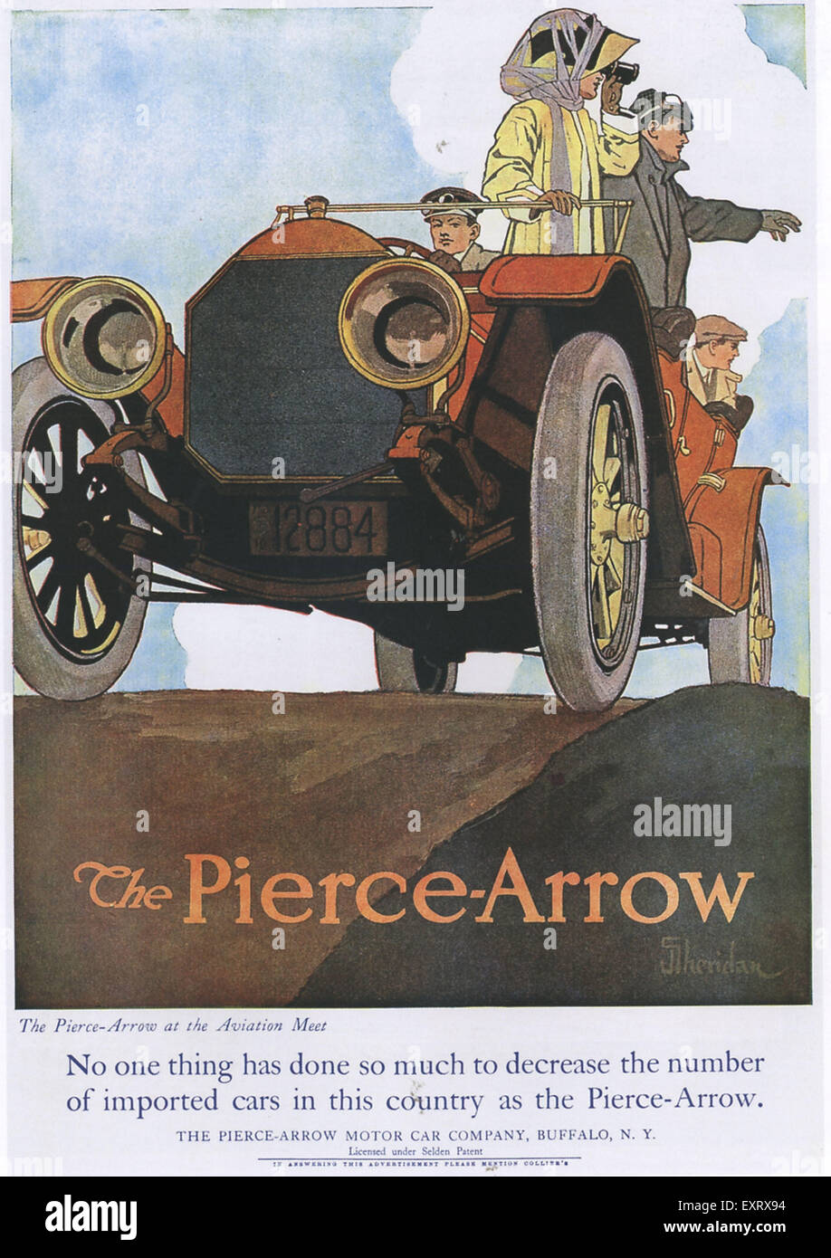 1910s USA Pierce Arrow Magazine Advert Stock Photo - Alamy