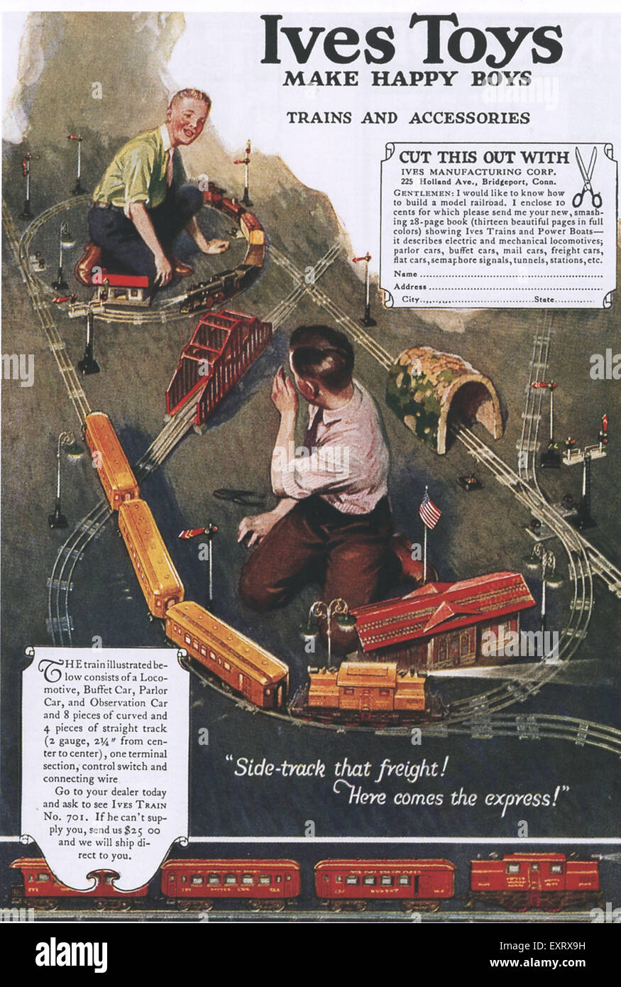 1910s USA Ives Toys Magazine Advert Stock Photo - Alamy