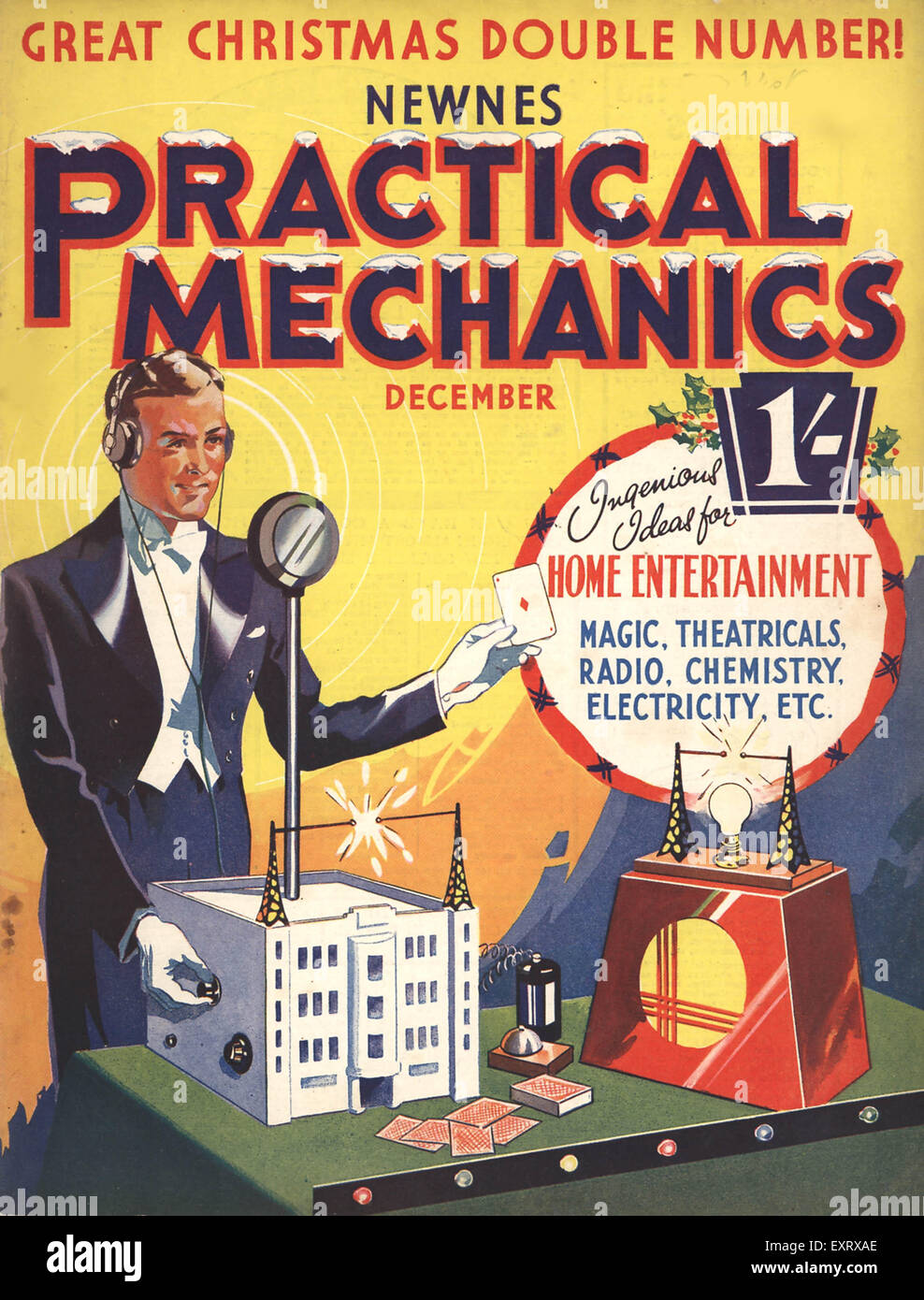 1930s UK Practical Mechanics Magazine Cover Stock Photo - Alamy