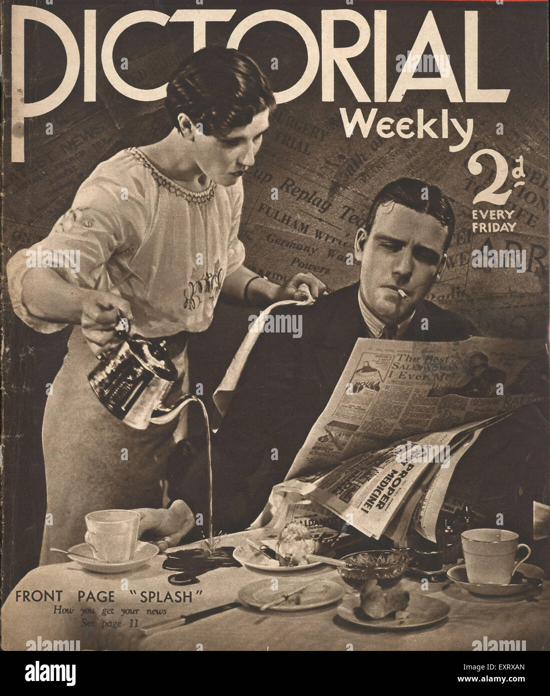 1930s UK Pictorial Weekly Magazine Cover Stock Photo - Alamy