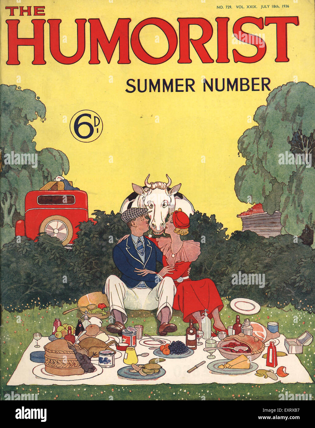 1930s UK The Humorist Magazine Cover Stock Photo - Alamy