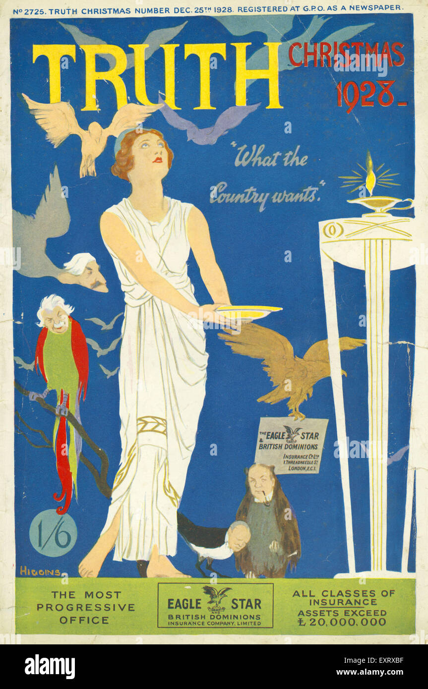 1920s USA Truth Magazine Cover Stock Photo - Alamy